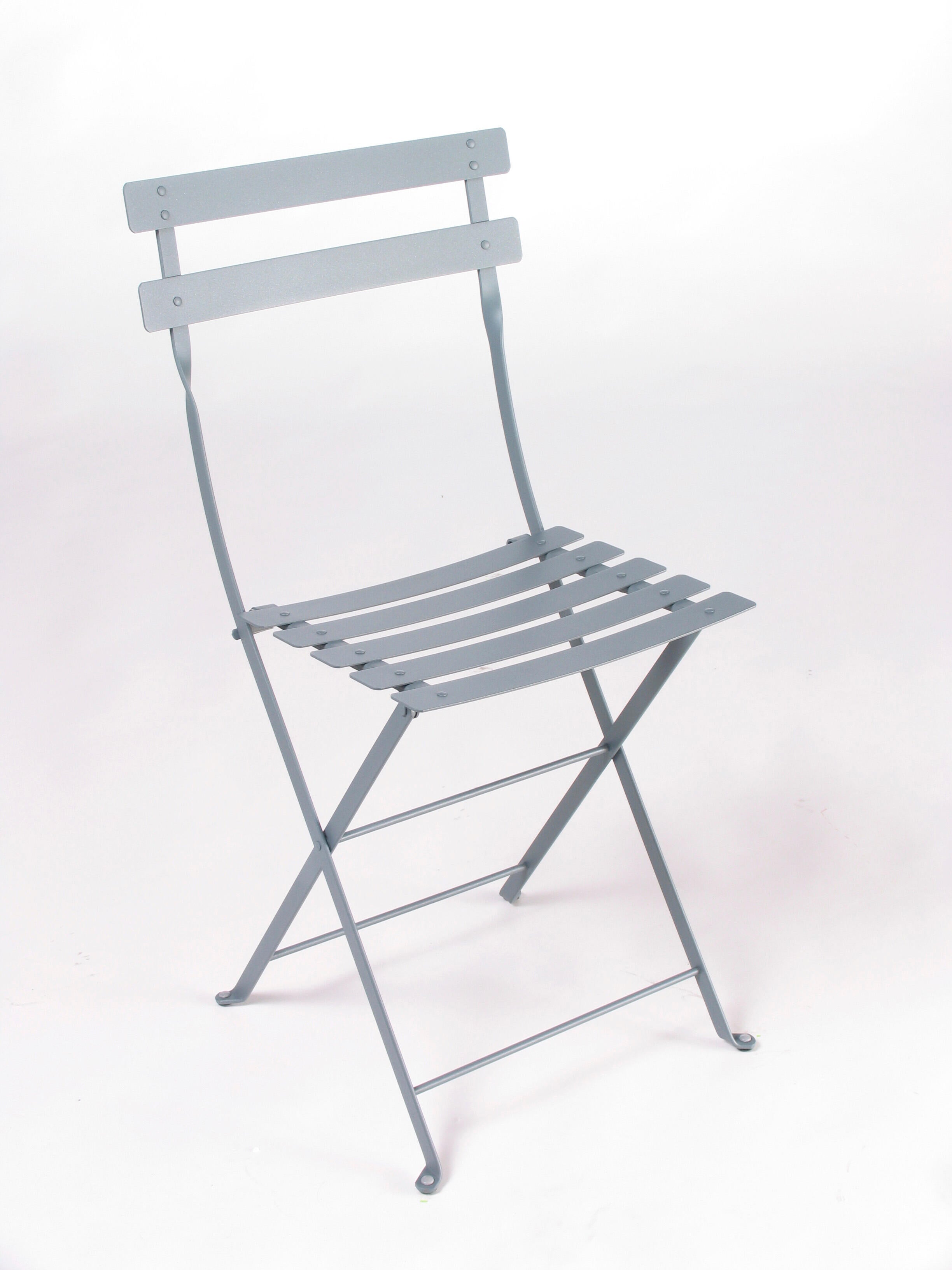 Chaise de jardin FERMOB Bistro en acier gris | Leroy Merlin
