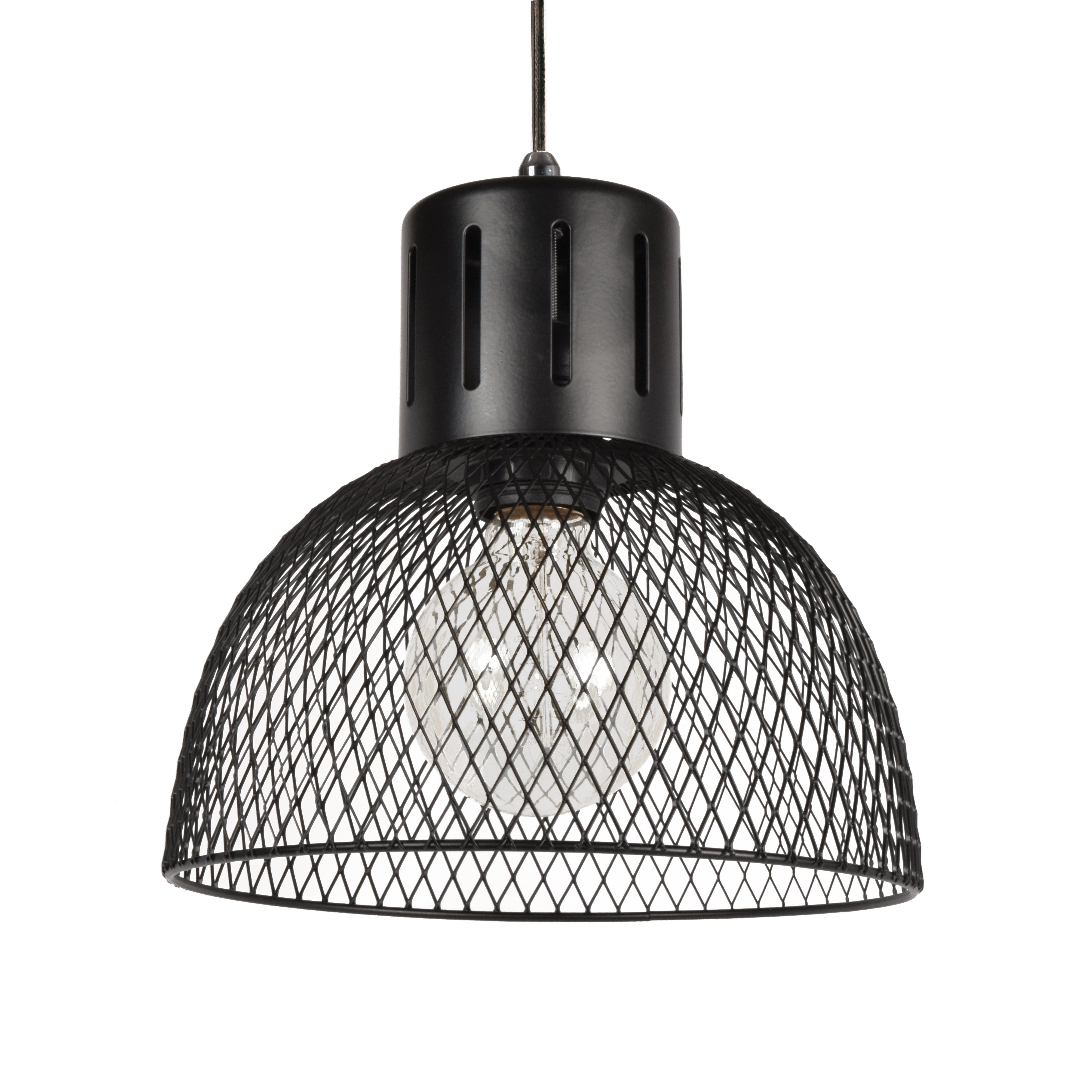 Suspension 1x e27 métal noir SEYNAVE Bedford D.22 cm | Leroy Merlin