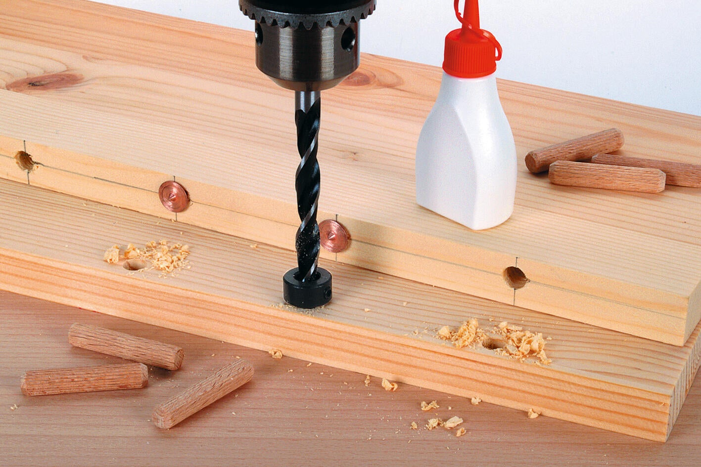 Set di spinatura WOLFCRAFT in legno 110 x 150 mm Ø 8 mm | Leroy Merlin