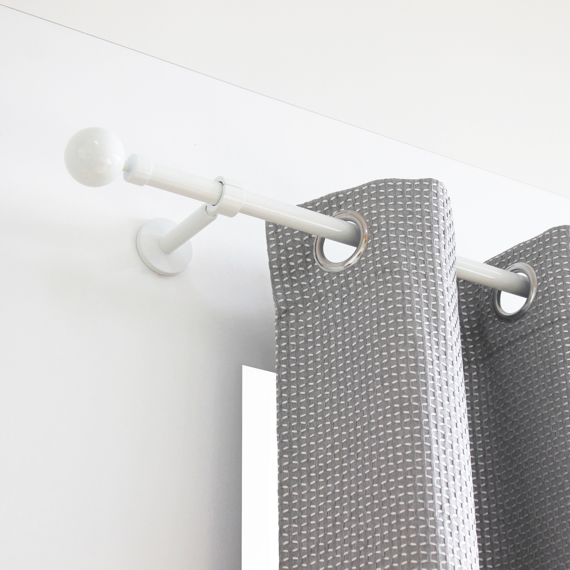 Supporto singolo chiuso estensibile da 11.5 a 16 cm Ø 20 mm Maya EASY ...