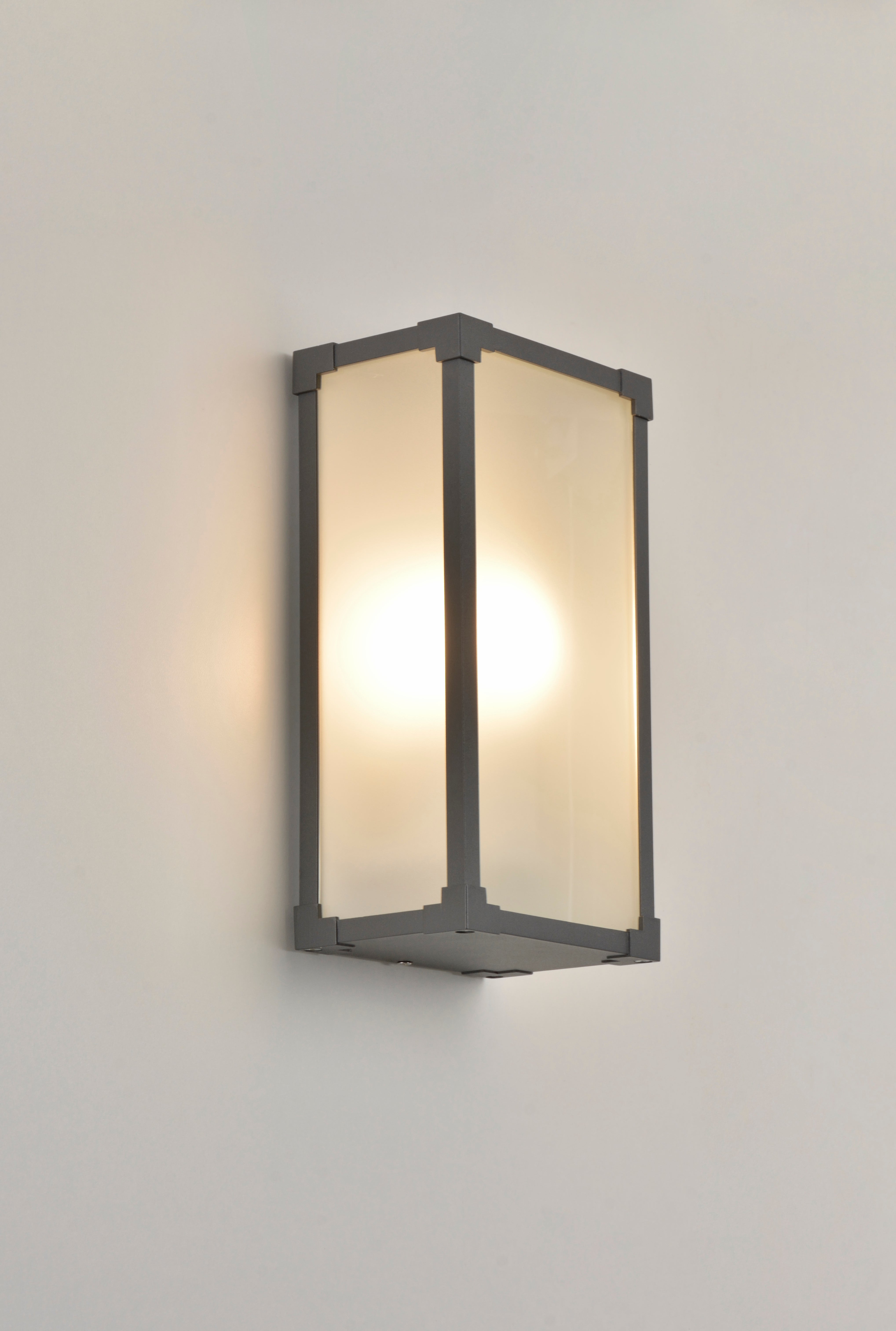 Applique E27, aluminium / verre, gris, SALENTO, LITTLE GARDEN | Leroy ...