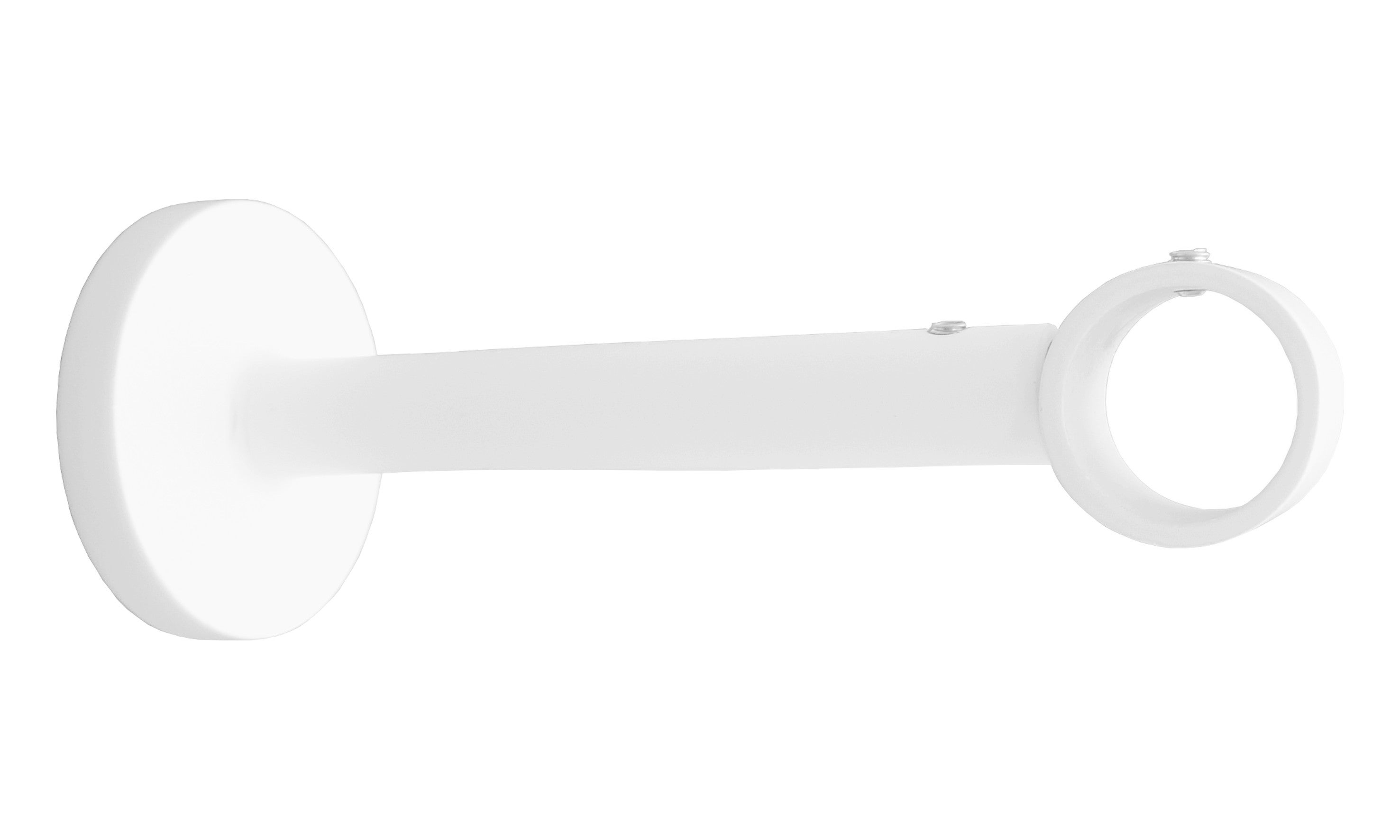 Lot de 2 supports extensibles tringle à rideau Design, 20 mm blanc lisse INSPIRE | Leroy Merlin