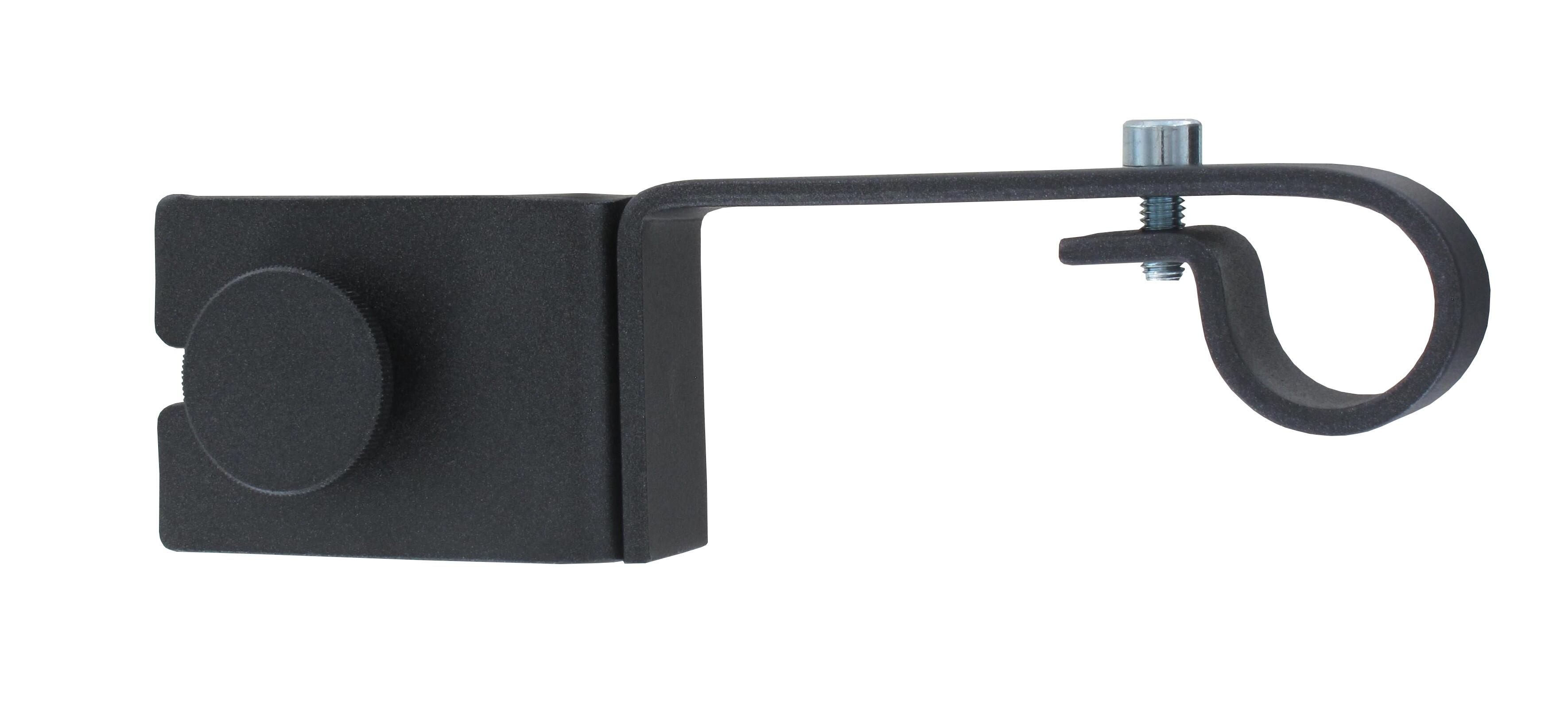 Lot de 2 supports sans perçage tringle à rideau Facto, 20 mm noir mat ...