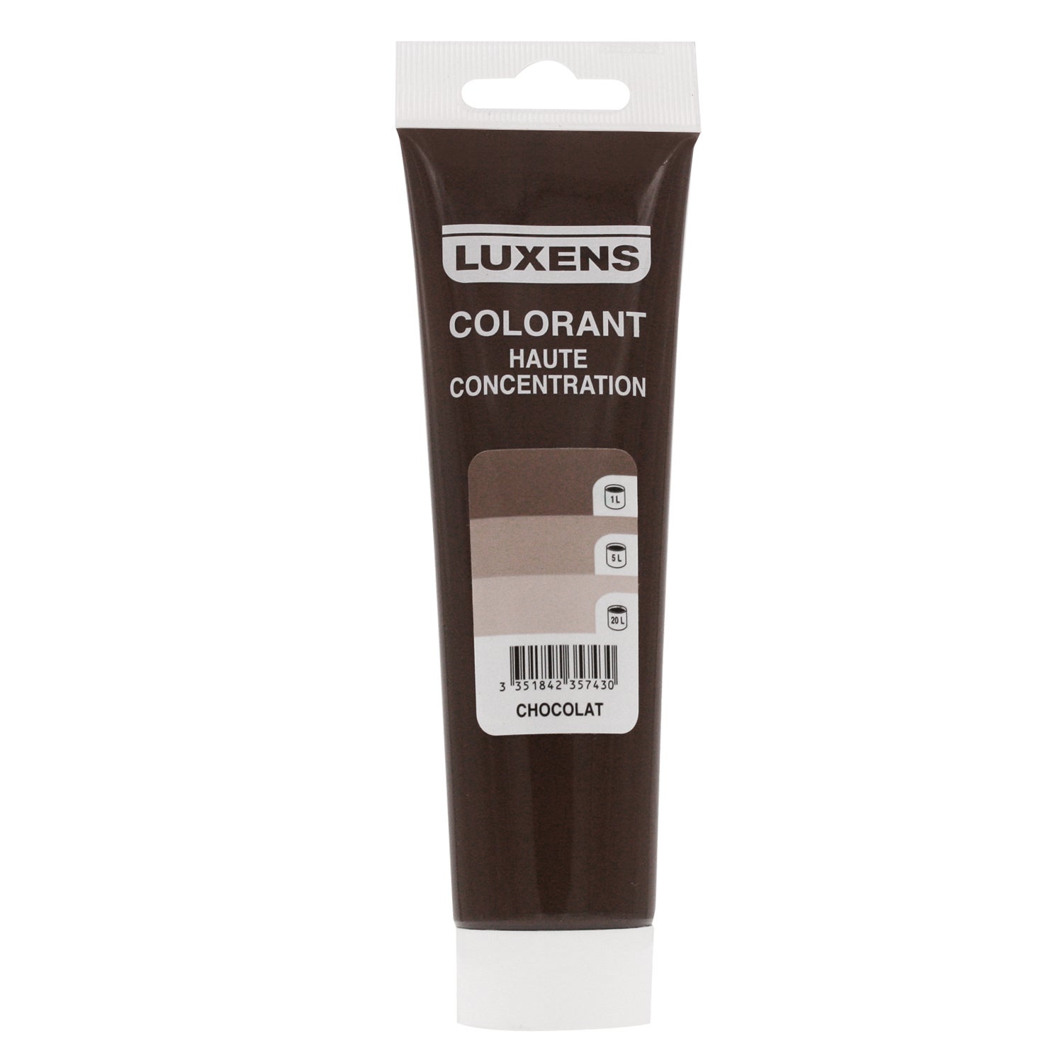 Colorant haute concentration LUXENS 100 ml chocolat | Leroy Merlin