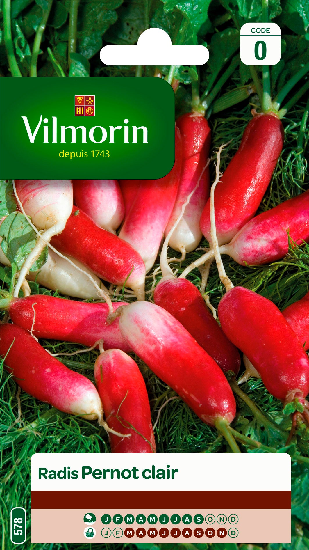 Graines de radis VILMORIN 8 g | Leroy Merlin