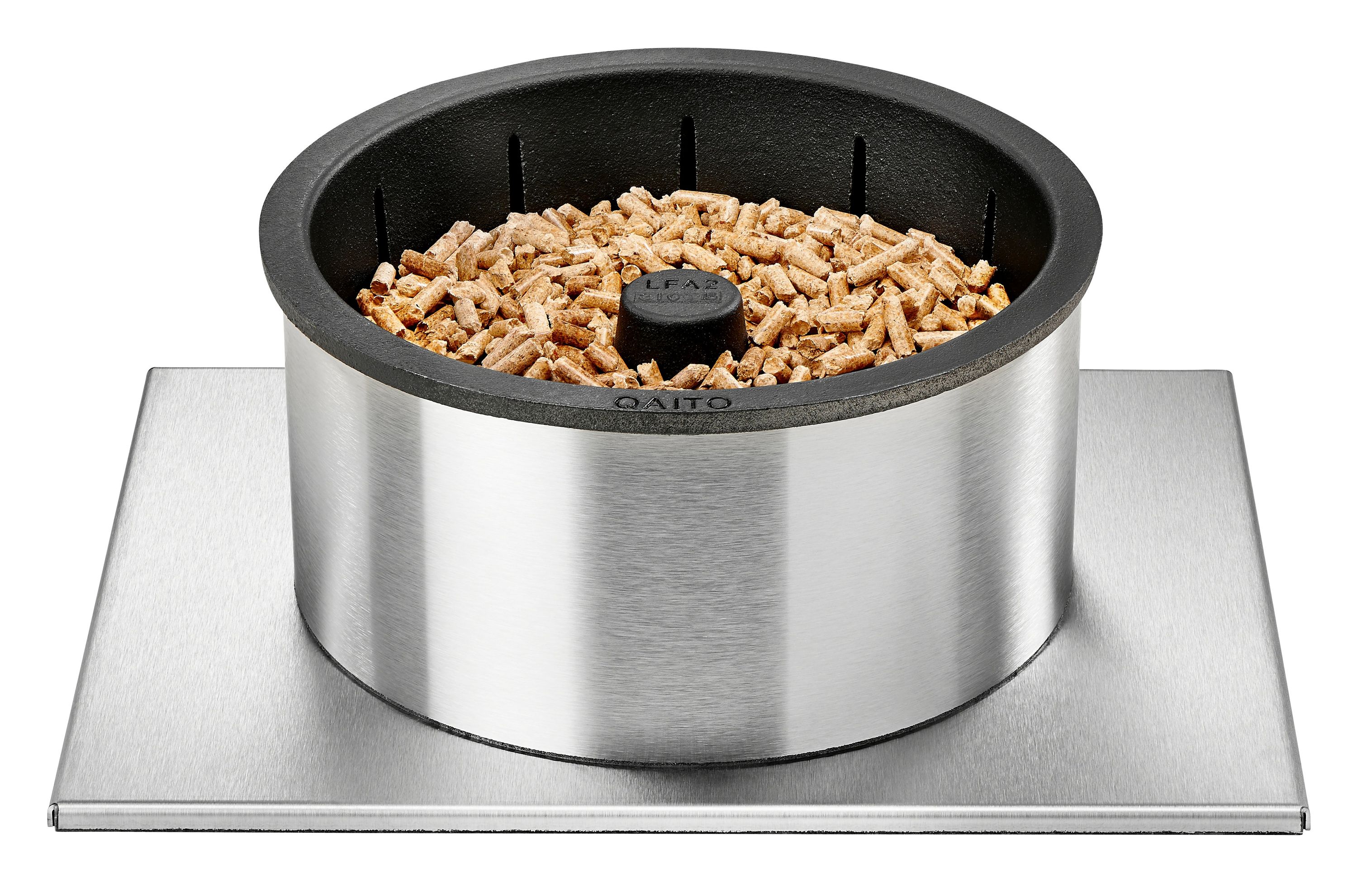Brûleur à pellet pour insert et poêle à bois QAITO Q20 | Leroy Merlin Brûleur à pellet pour insert et poêle à bois QAITO Q20 | Leroy Merlin