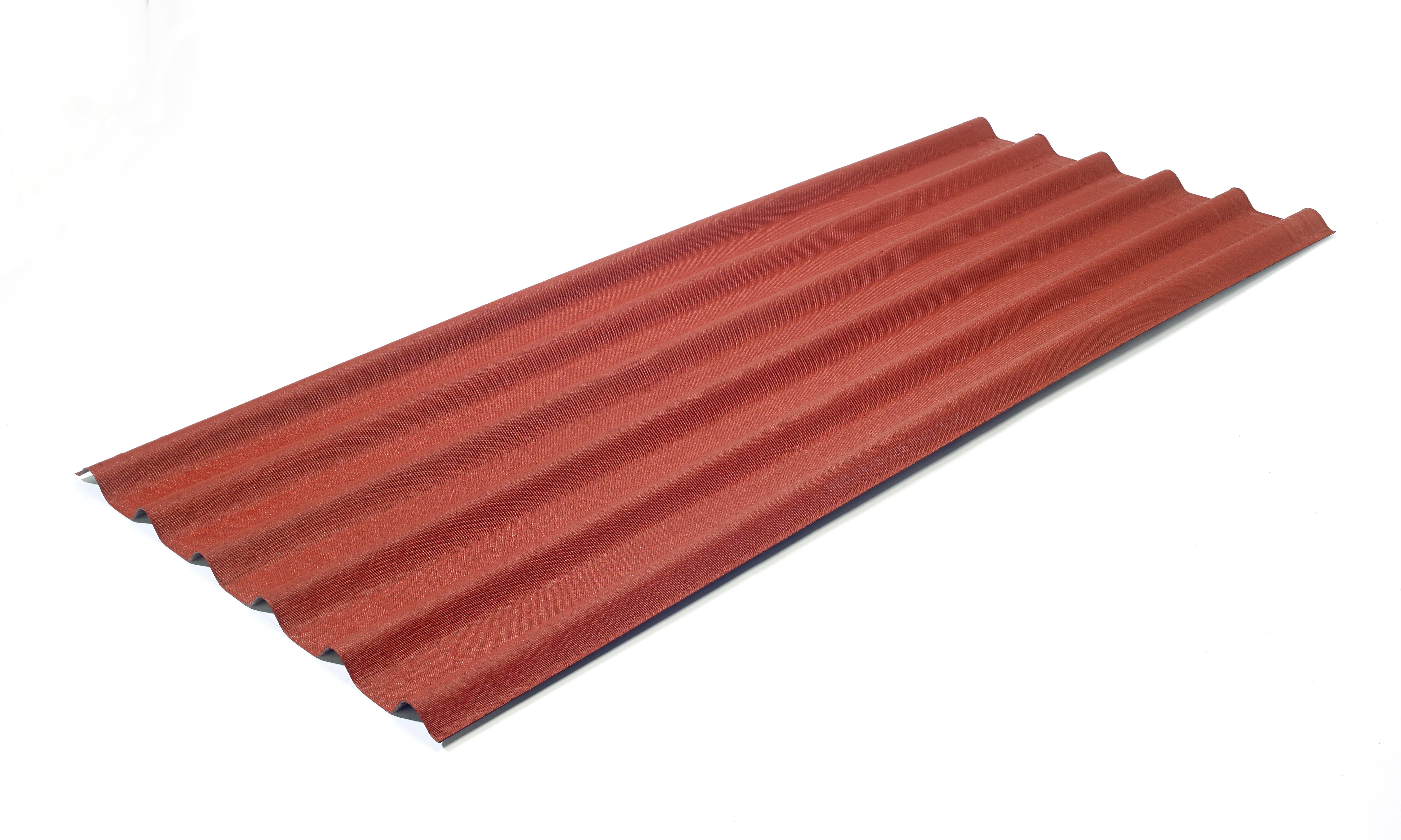 Plaque ondulée bitumée rouge intense l.0.81 x L.2 m | Leroy Merlin