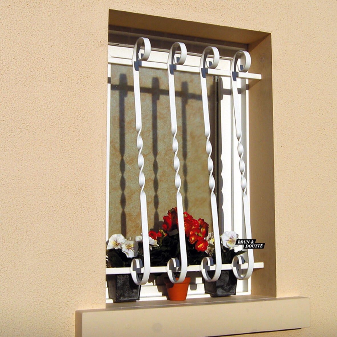 Grille de défense Provence, pour fenêtre dimension tableau l.60 x H.95 ...