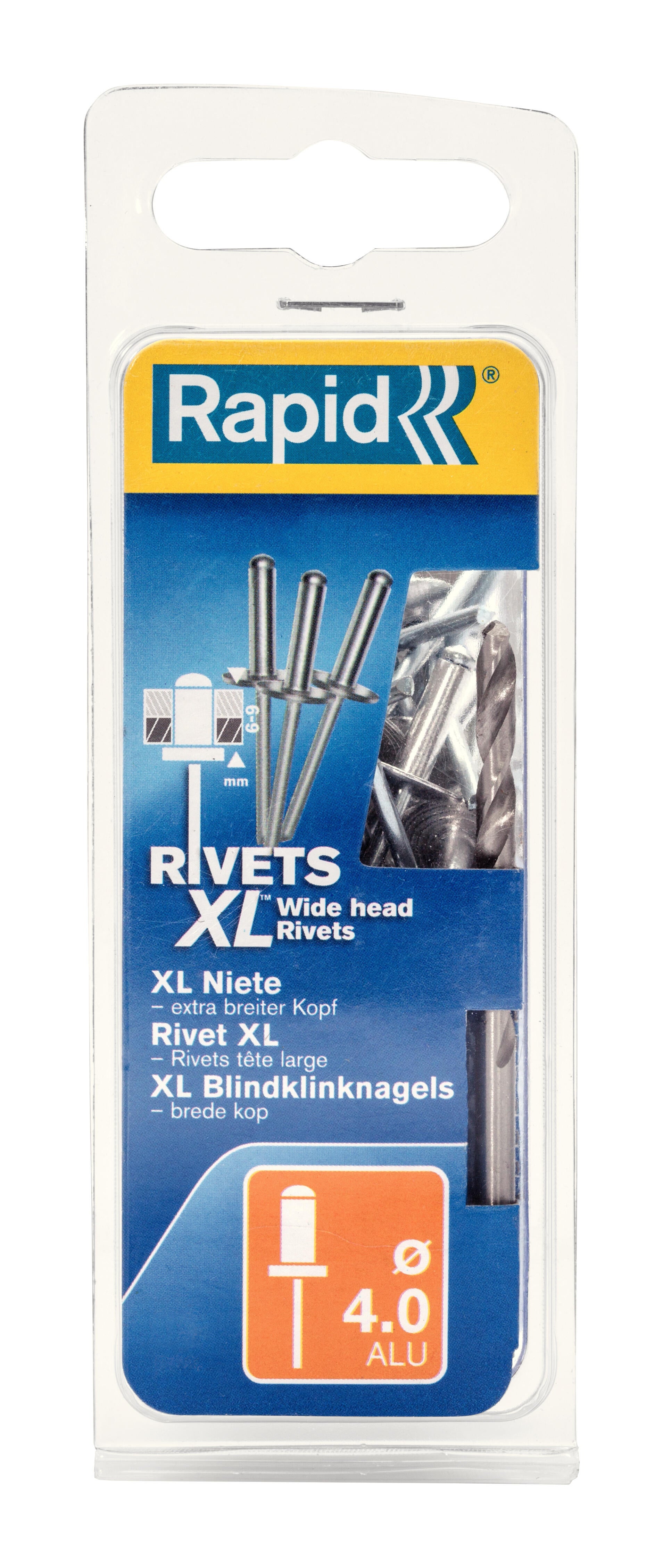 Rivets acier Diam.4 x H.10 mm RAPID | Leroy Merlin