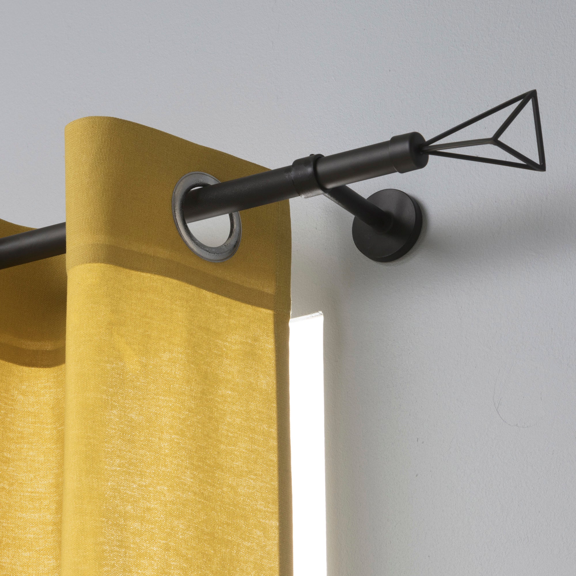 Tringle à rideau noir Design, L.250 cm, diam.20 mm, INSPIRE | Leroy Merlin
