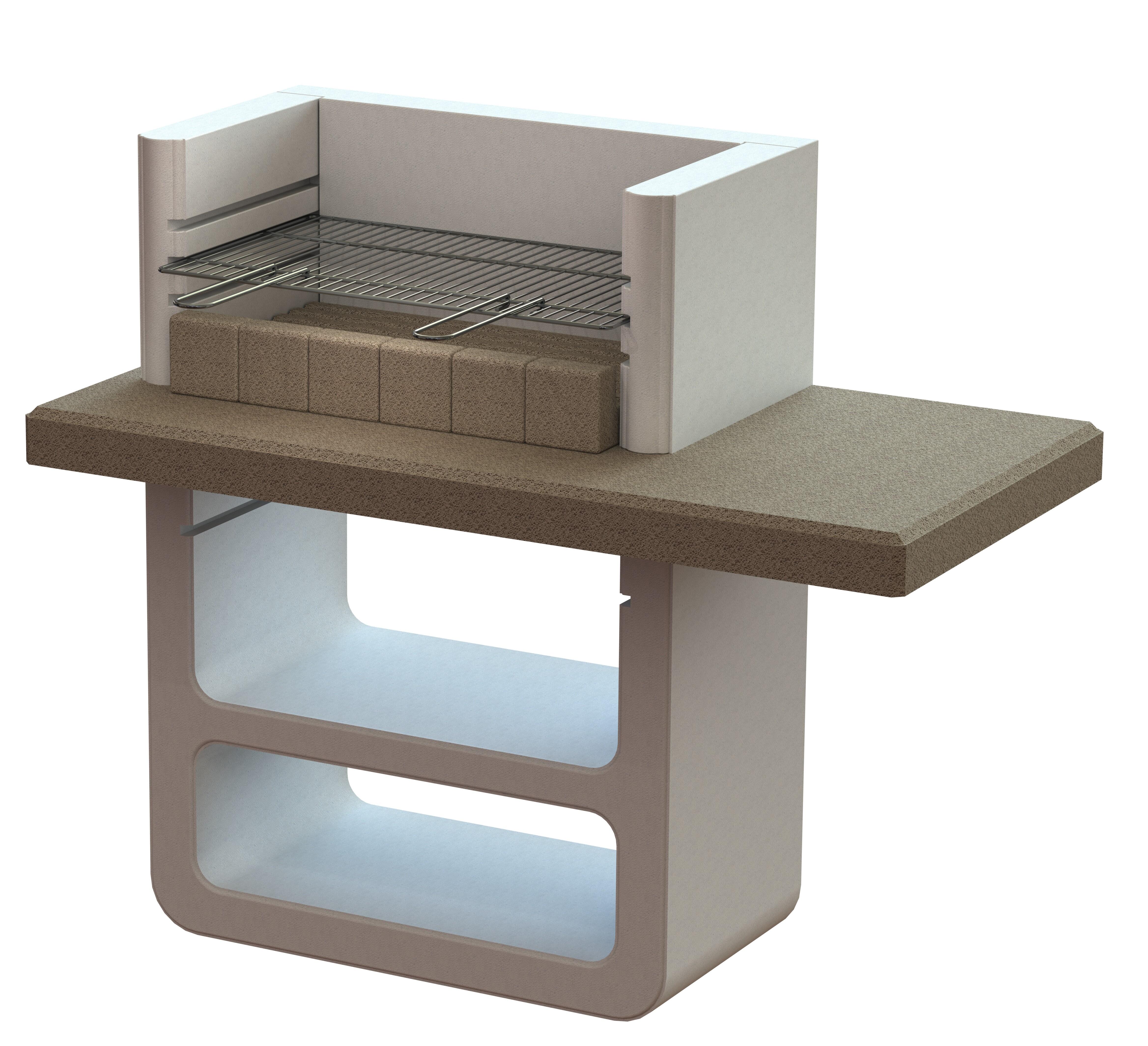 Barbecue fisso a legna e carbonella Agadir SAROM FUOCO | Leroy Merlin