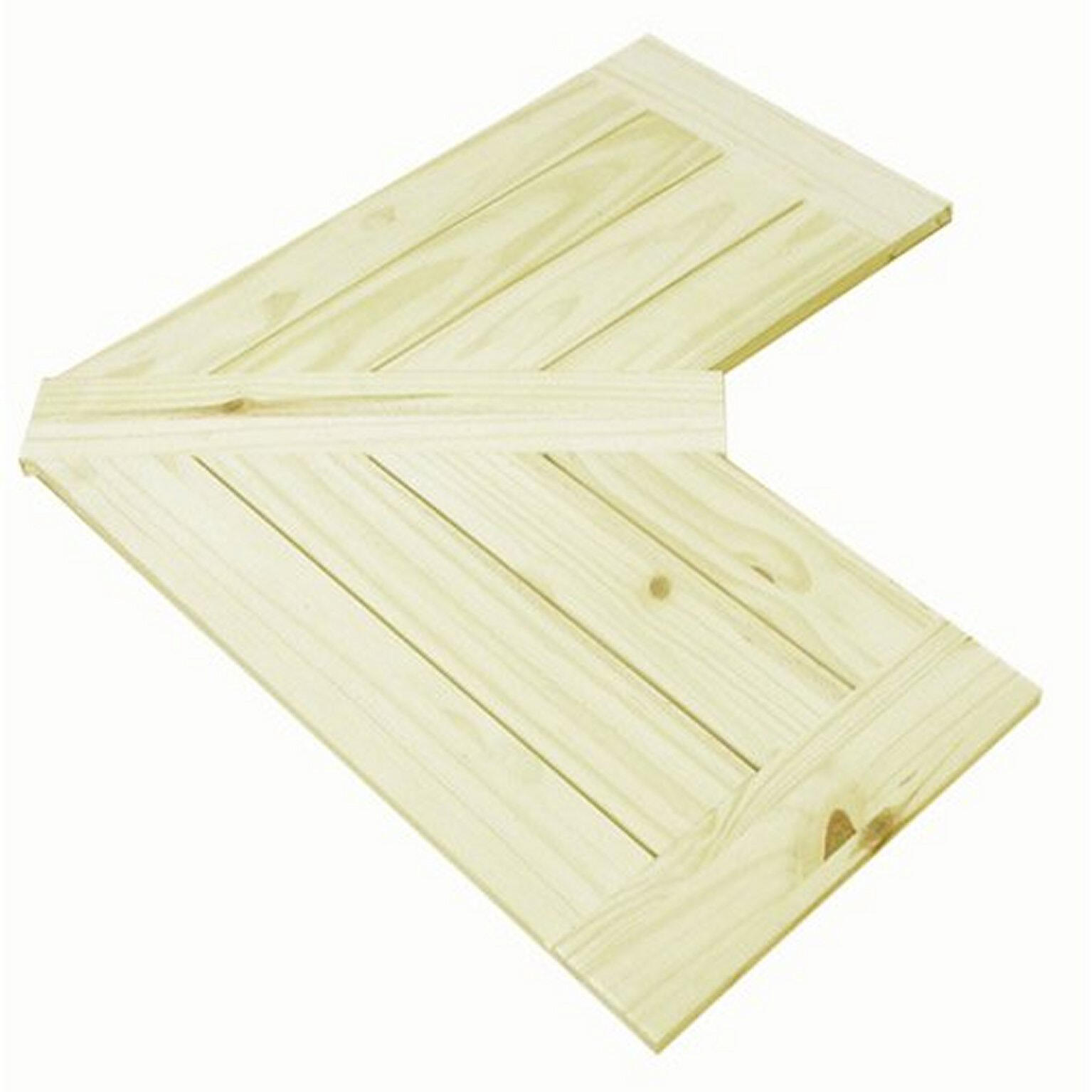 Tablette, bois naturel H.75xl.37.5xP.1.8cm | Leroy Merlin