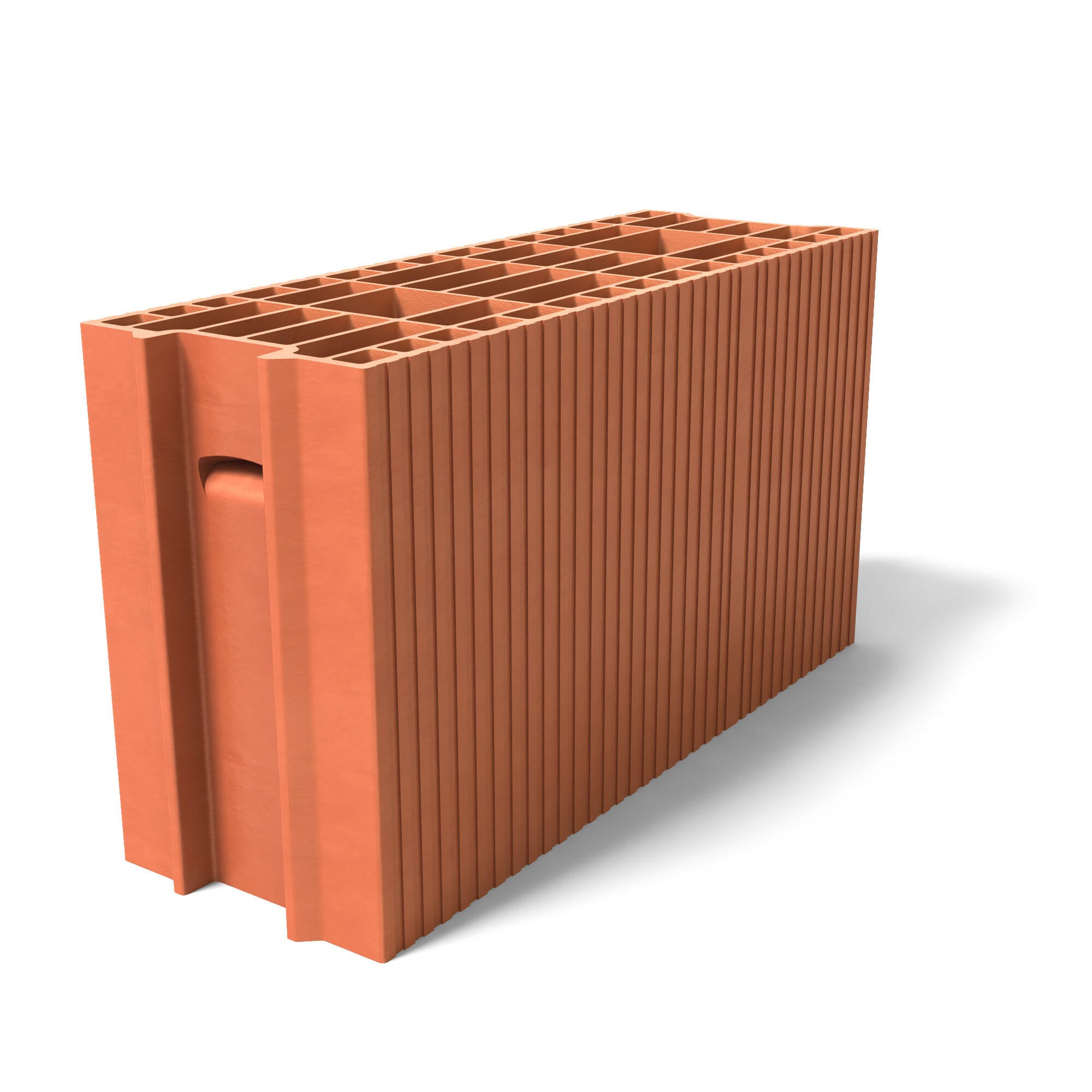 Brique de construction BGV terre cuite NF, L.57 x l.20 x H.31.4 cm ...