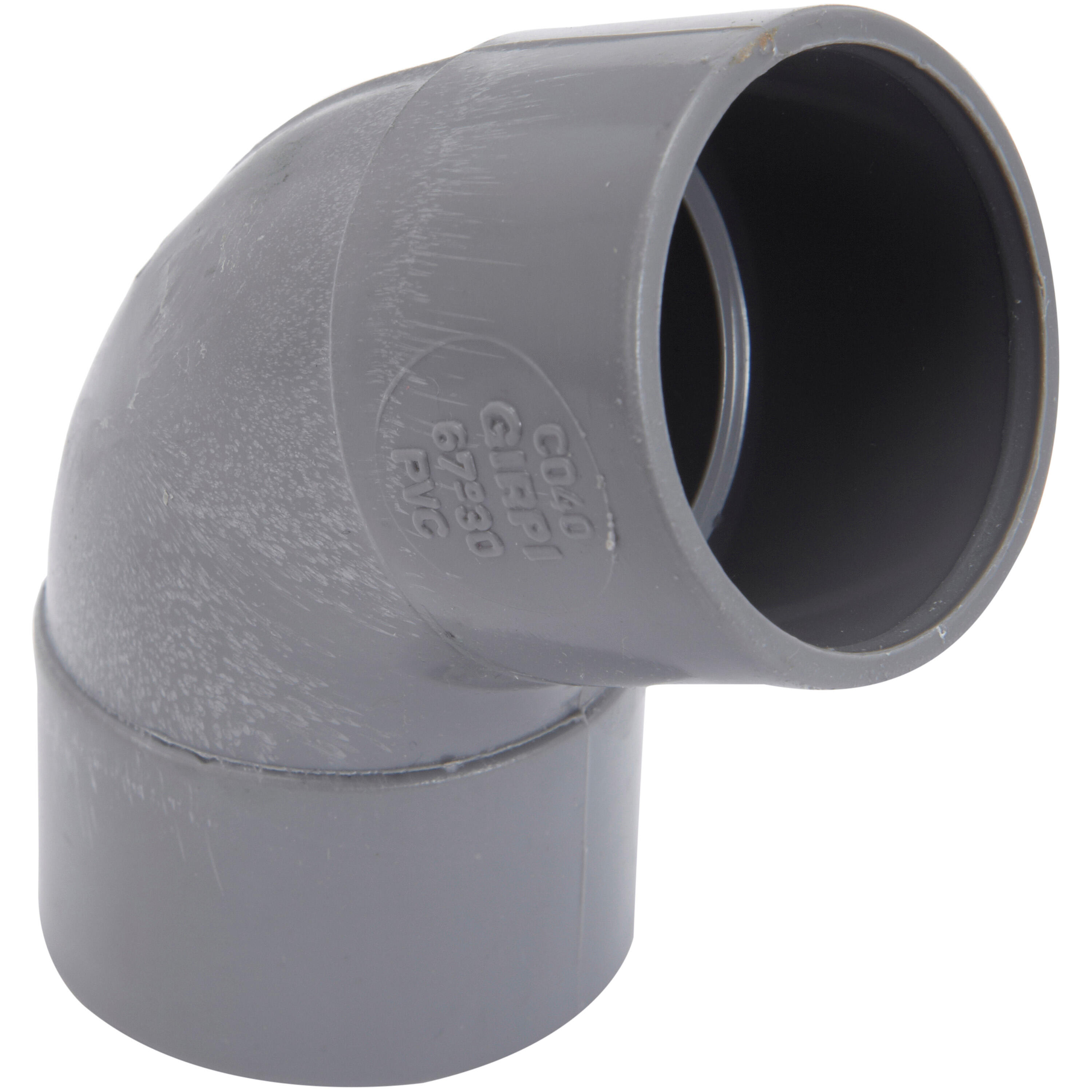 Coude 67°30 en pvc à coller, femelle / femelle, D.40 | Leroy Merlin