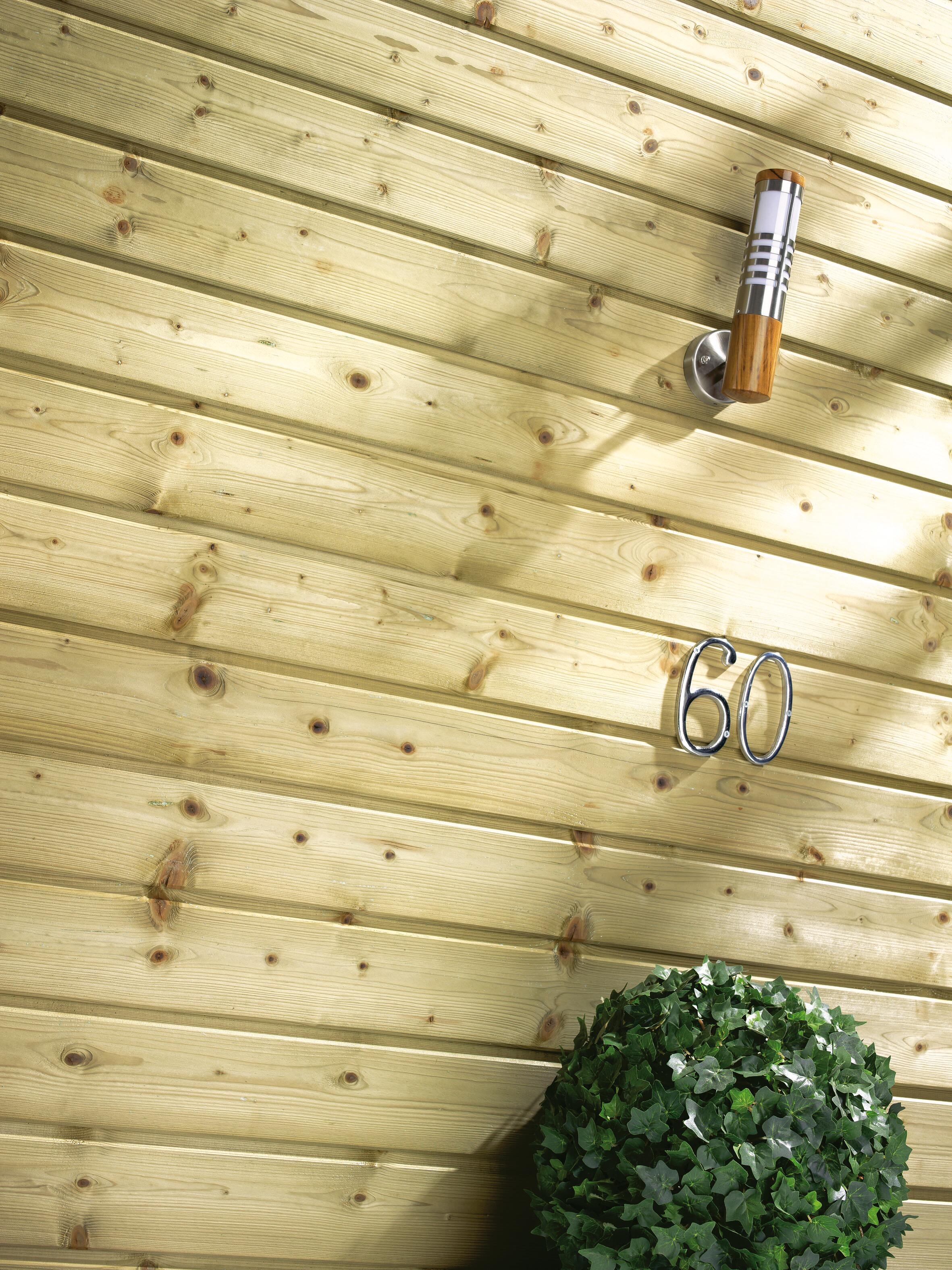 Botte de 5 clins pour bardage épicéa vert ISB Montana 2.95 m | Leroy Merlin