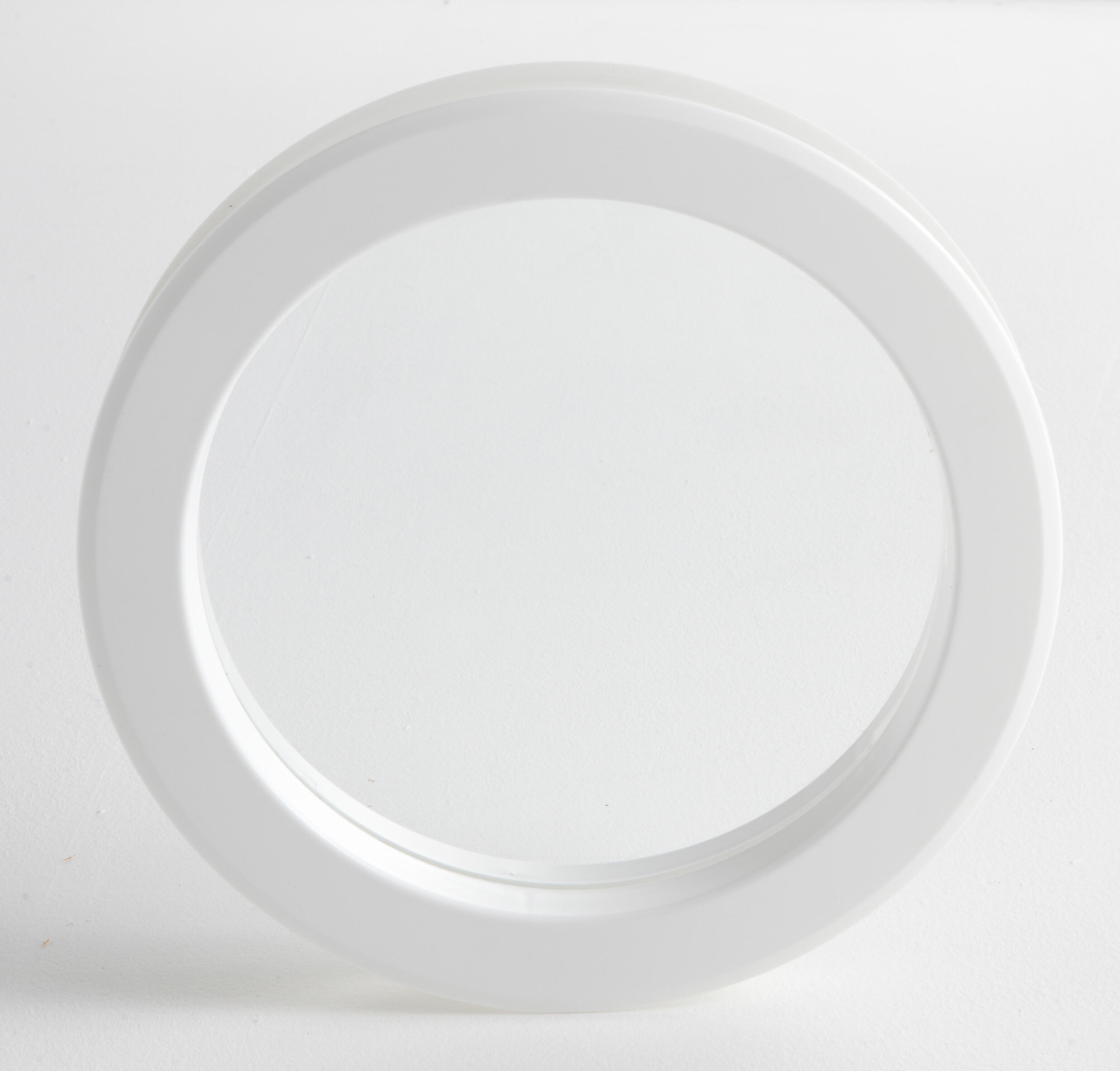 Hublot de porte en pvc rond blanc 33 cm | Leroy Merlin