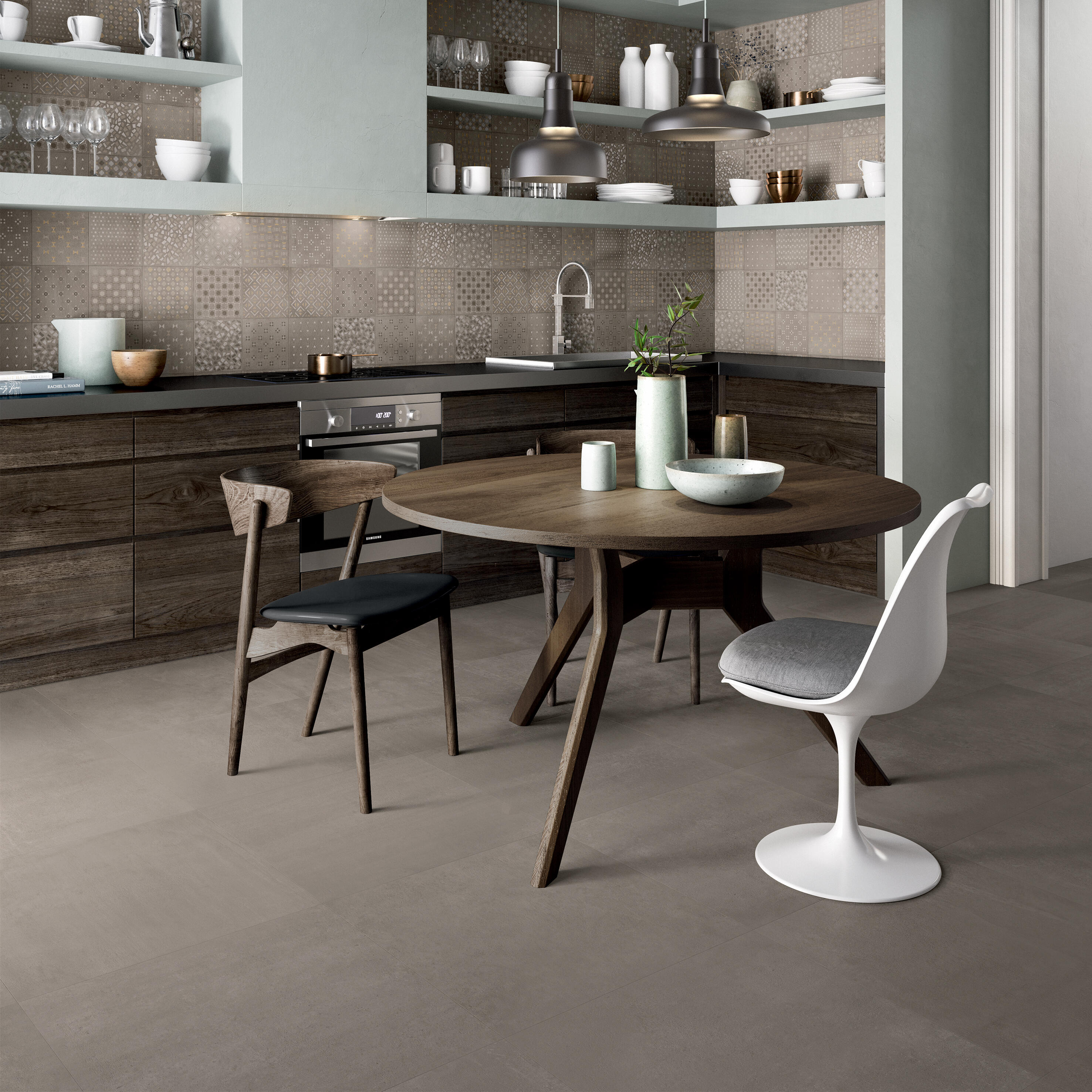 Carrelage sol intérieur / mur intérieur effet béton gris Ritual l.60 x ...