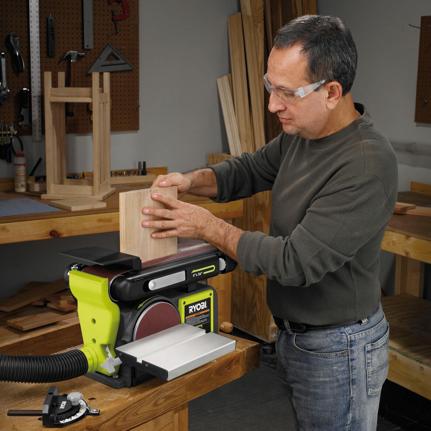 Mola/levigatrice stazionaria RYOBI RBDS4601G 370 W 2850 giri/mm Ø 150 ...