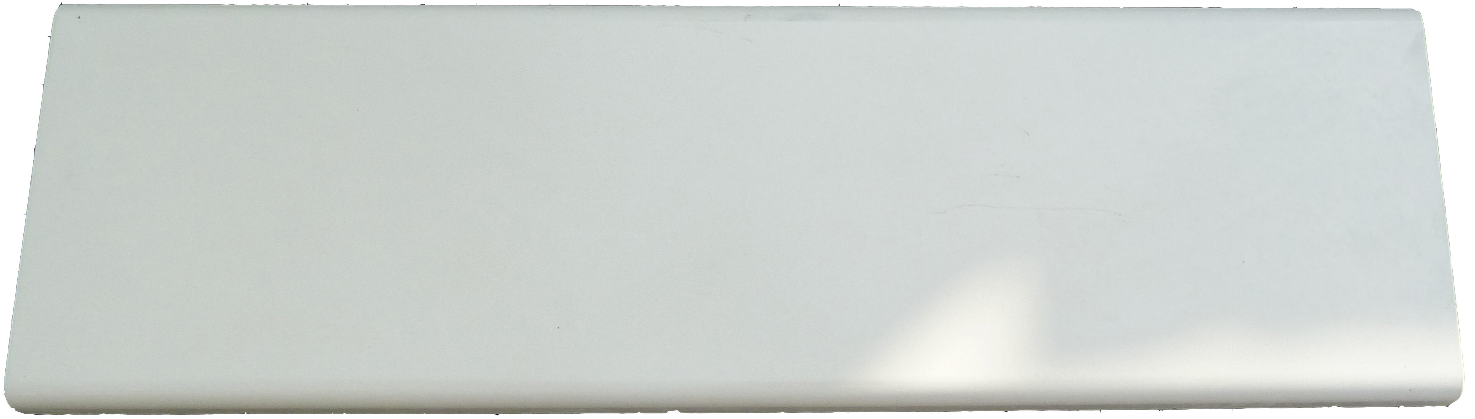 Couvre-mur plat Chaperon mur plat lisse blanc, H.4.5 x l.100 x P.30 cm ...