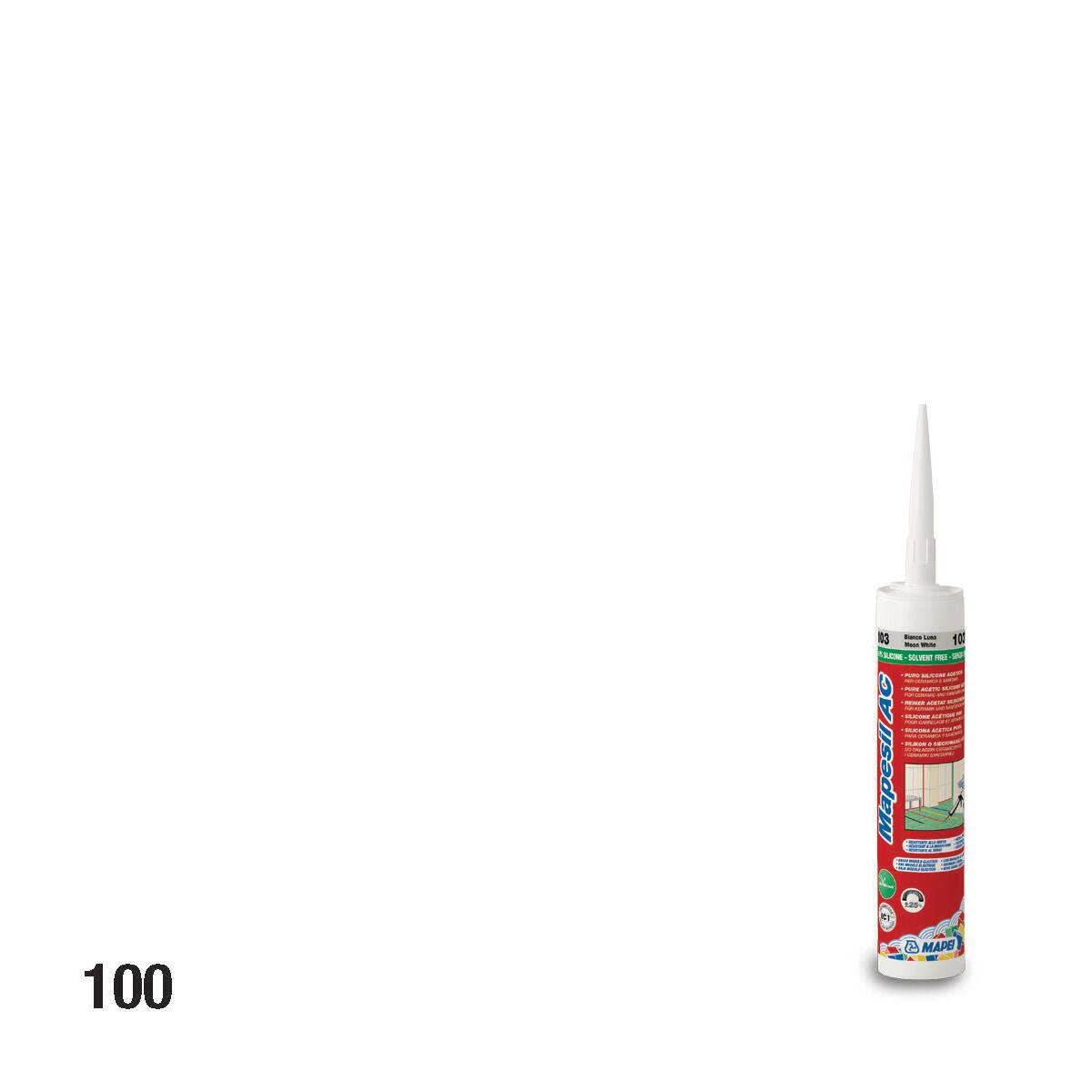 Silicone sigillante MAPEI Mapesil AC 100 bianco 310 ml | Leroy Merlin