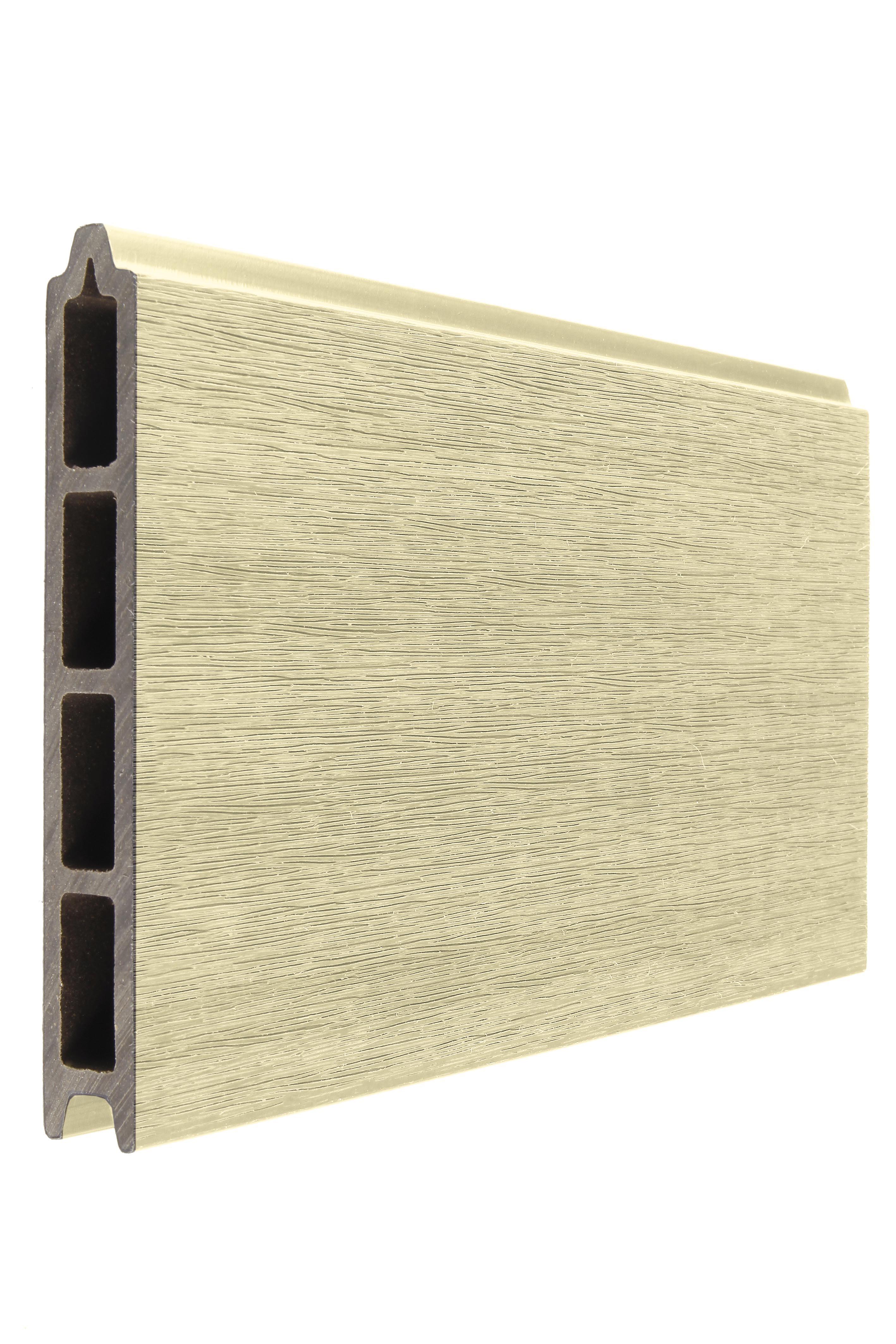 Kit clôture lame à emboiter LUXIA H. 1.80M x L. 1.80M SABLE | Leroy Merlin