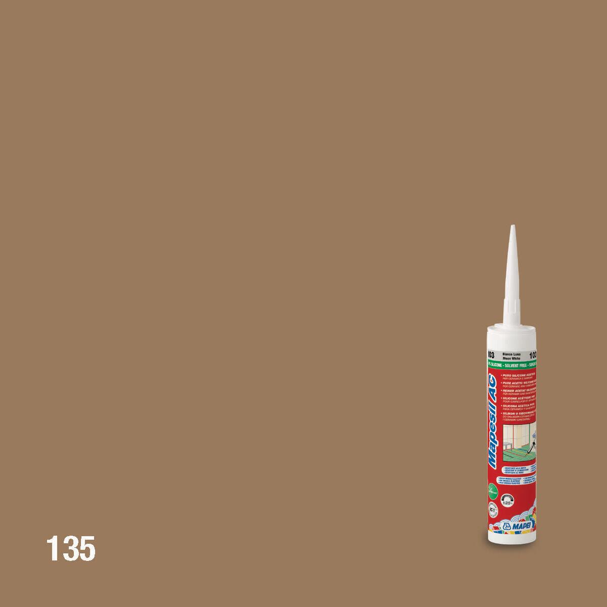 Silicone sigillante MAPEI Mapesil AC 135 tortora 310 ml | Leroy Merlin