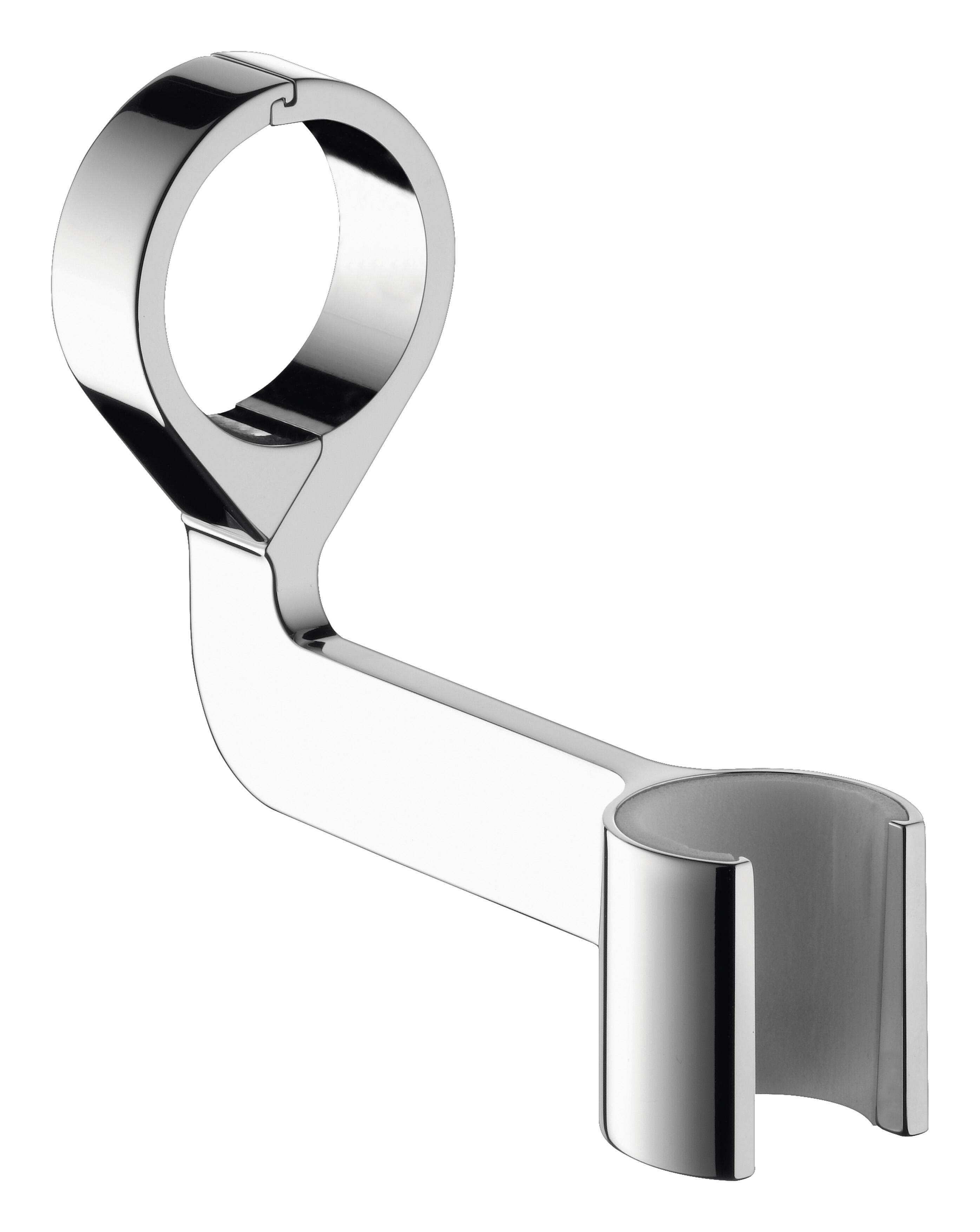 Support mural douchette, chrome, HANSGROHE Porter reno | Leroy Merlin