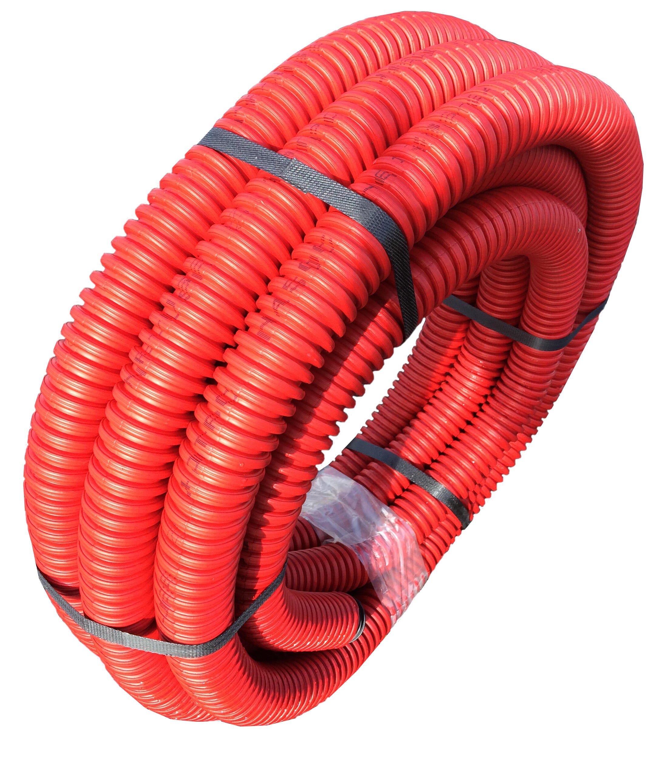 Gaine pour réseaux enterrés JANOFLEX rouge, Diam.40 mm, L.10 m | Leroy ...