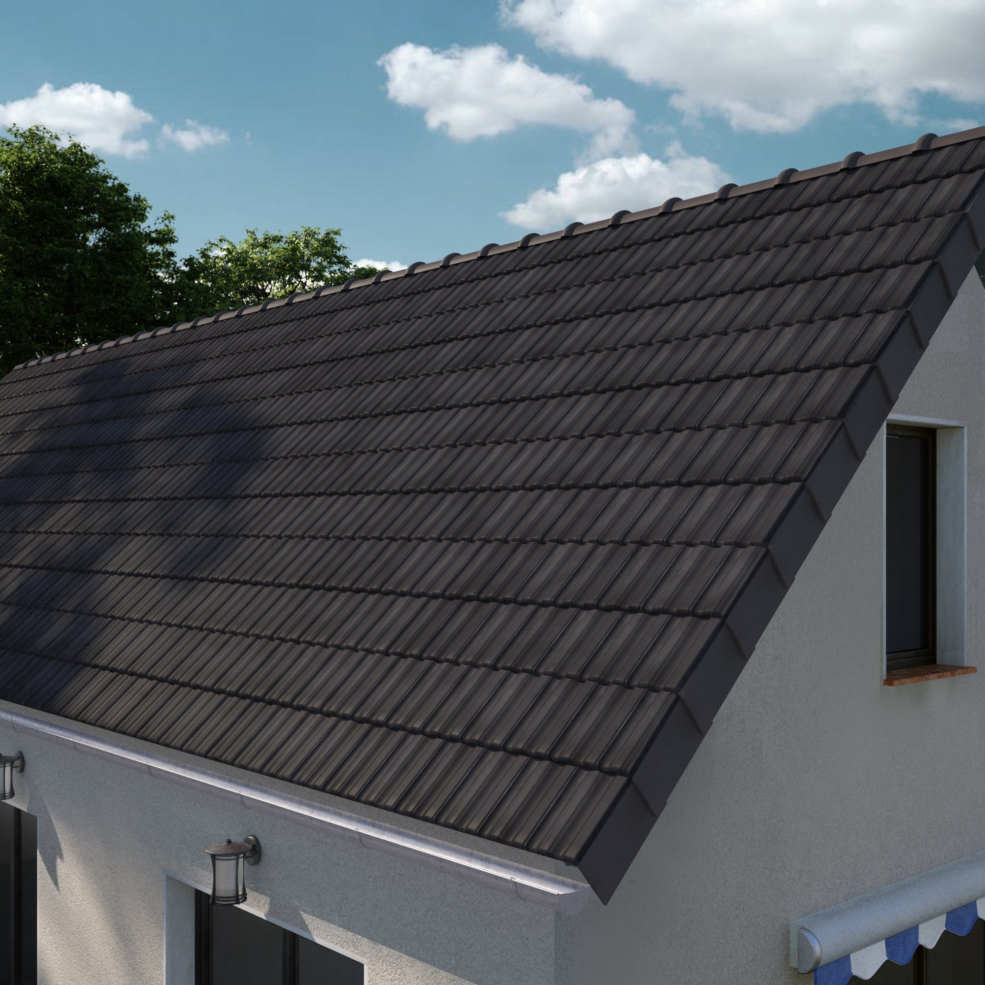 Tuile TERREAL ardoisé 1cb | Leroy Merlin