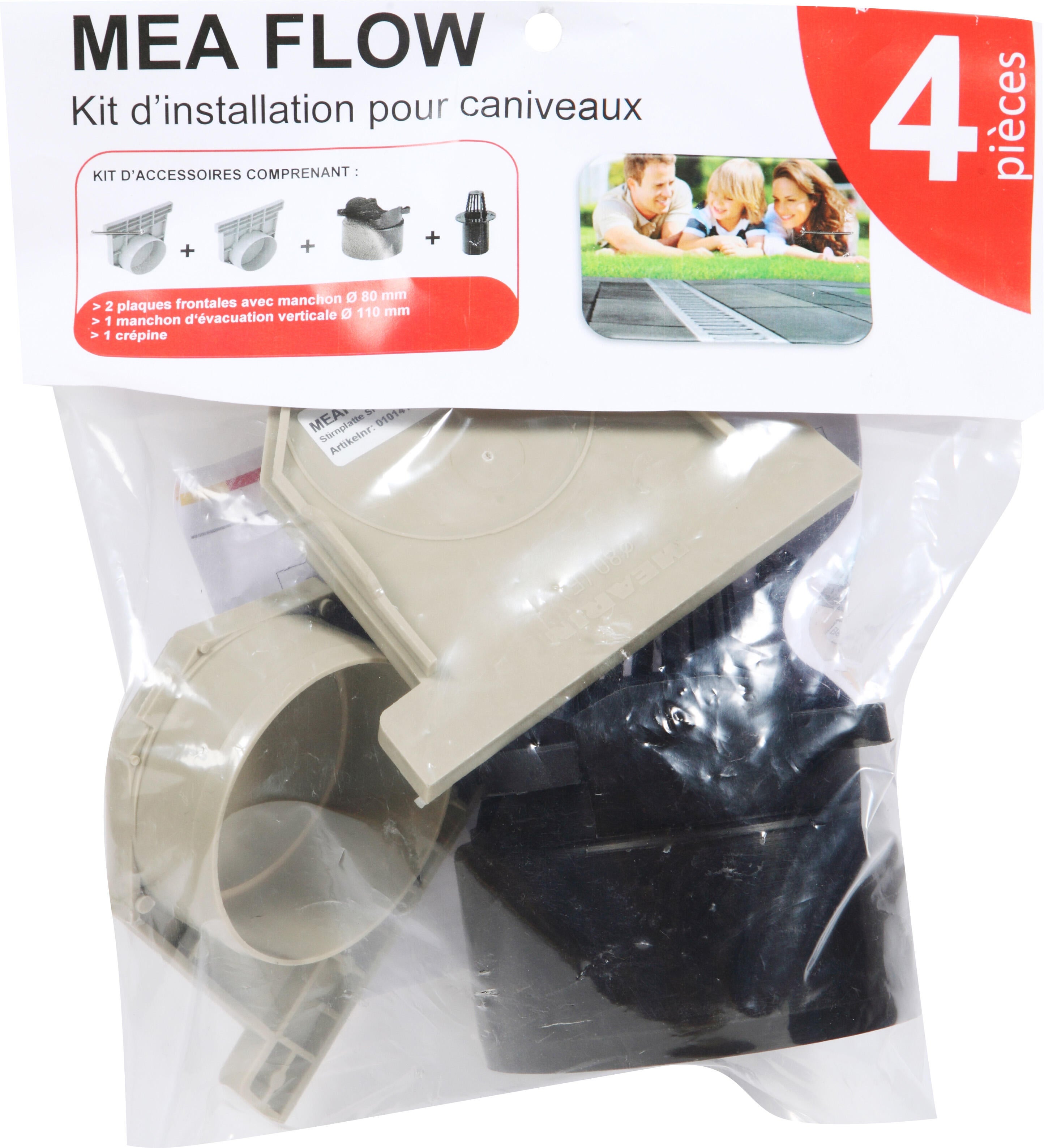 Kit d'installation PVC pour caniveau MEAFLOW | Leroy Merlin