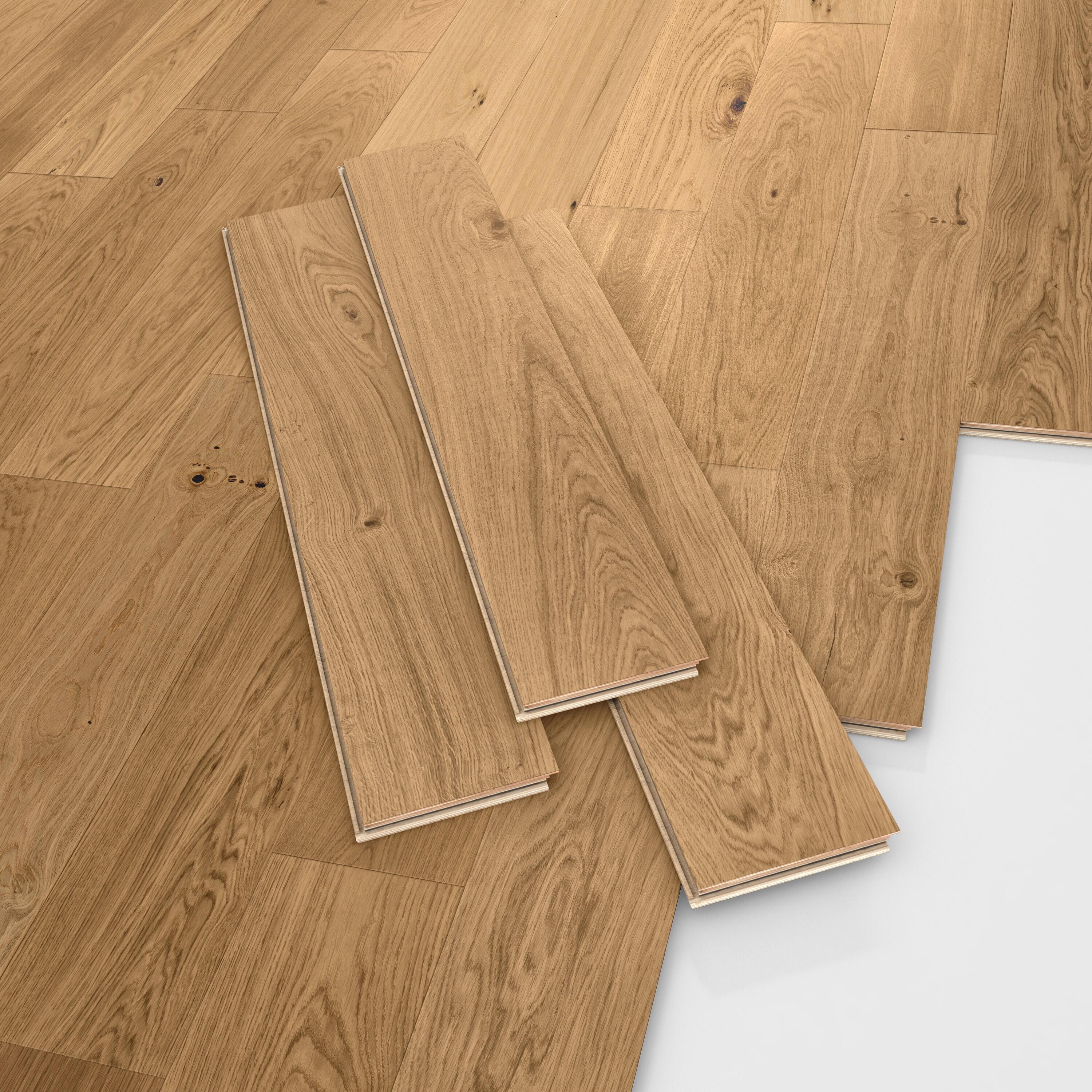 Parquet multistrato forte XL in rovere irlandese laccato family sp. 14/ ...