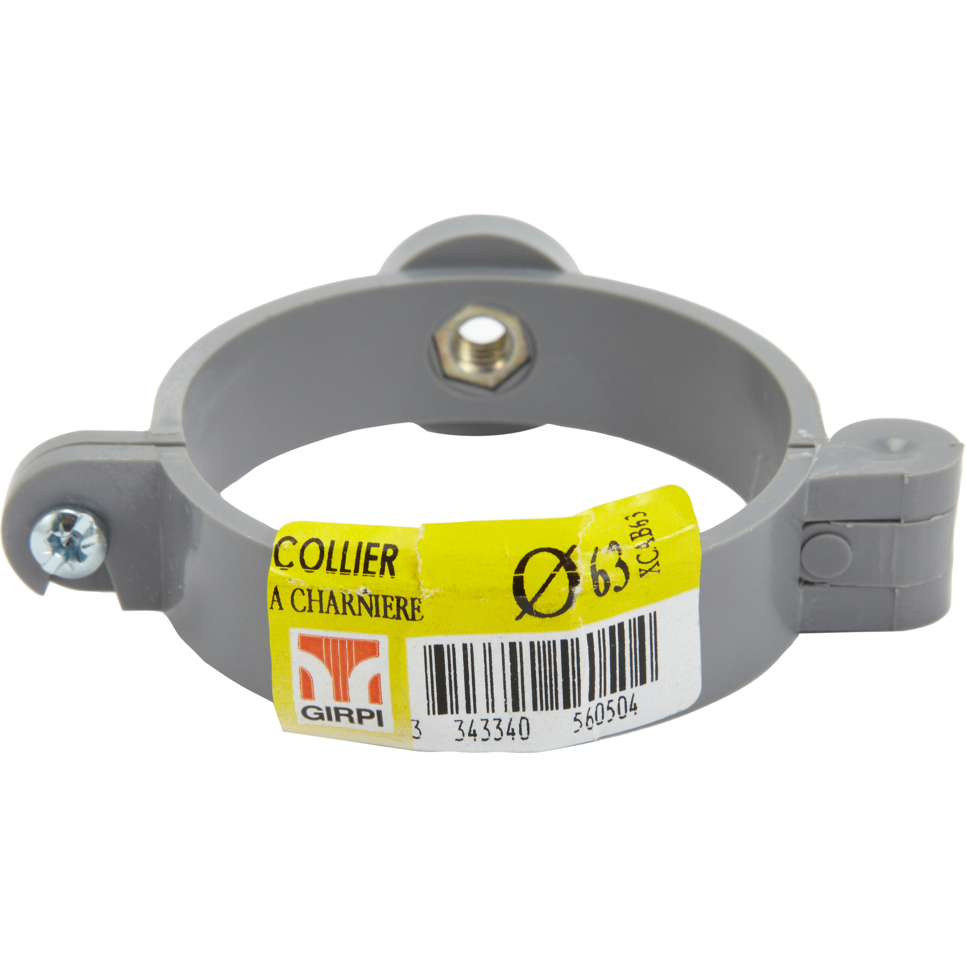 Collier à charnière en pvc à visser, femelle, D63 | Leroy Merlin