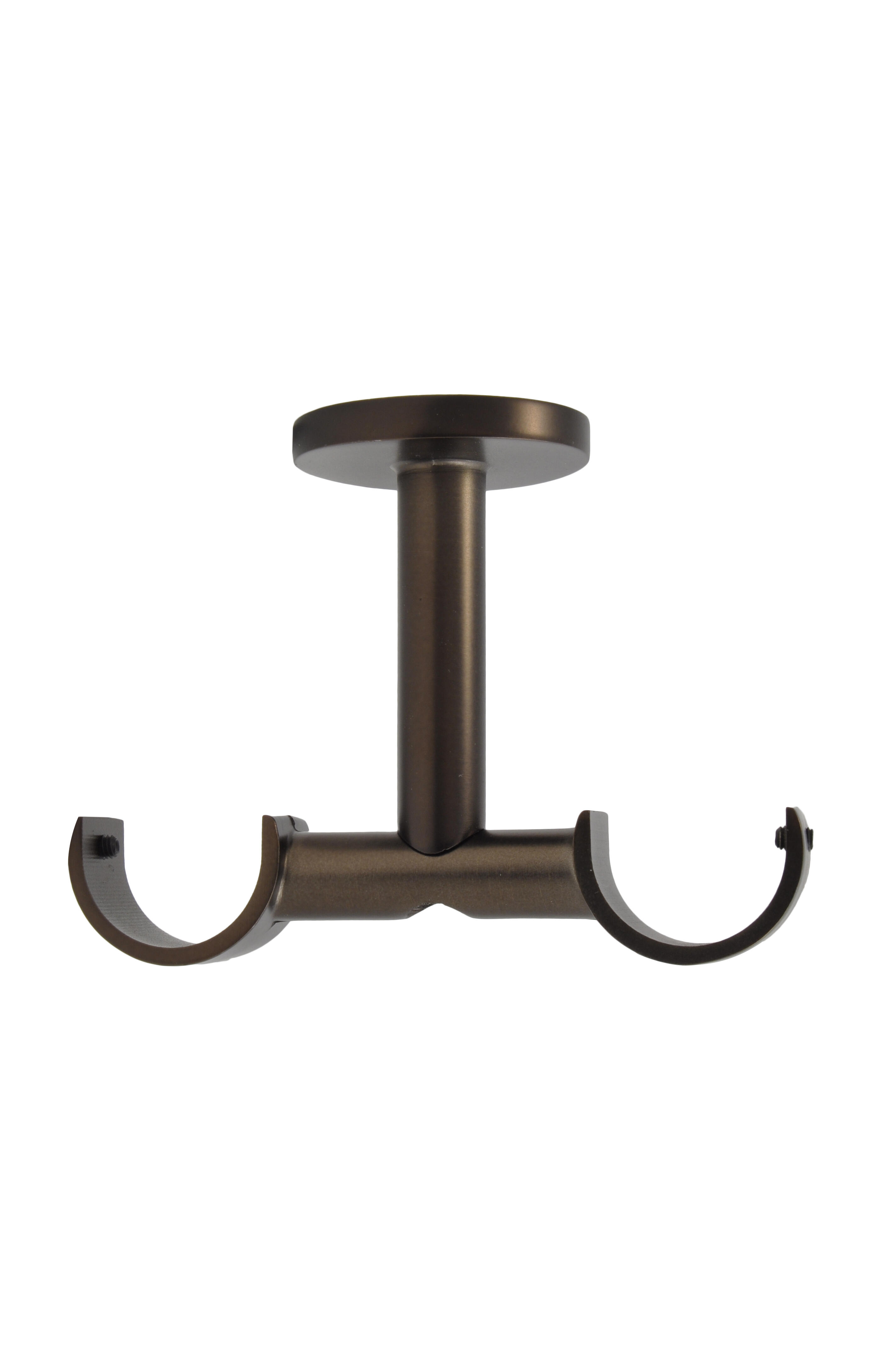 Support extensible tringle à rideau Chic, 28 mm moka brossé INSPIRE | Leroy Merlin