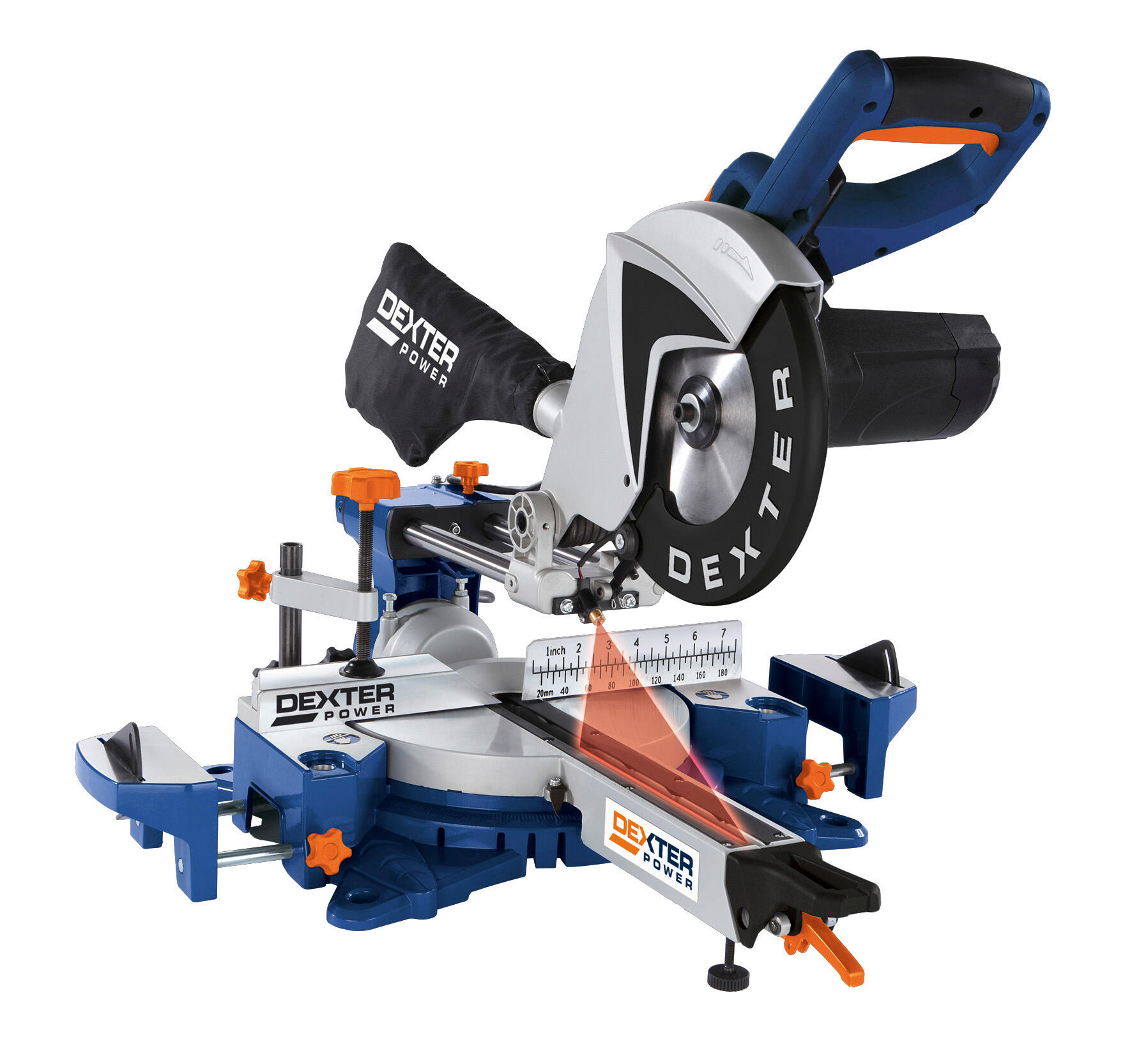 Scie à onglet radiale DEXTER POWER mssl8s, 216 mm, 1700 W | Leroy Merlin