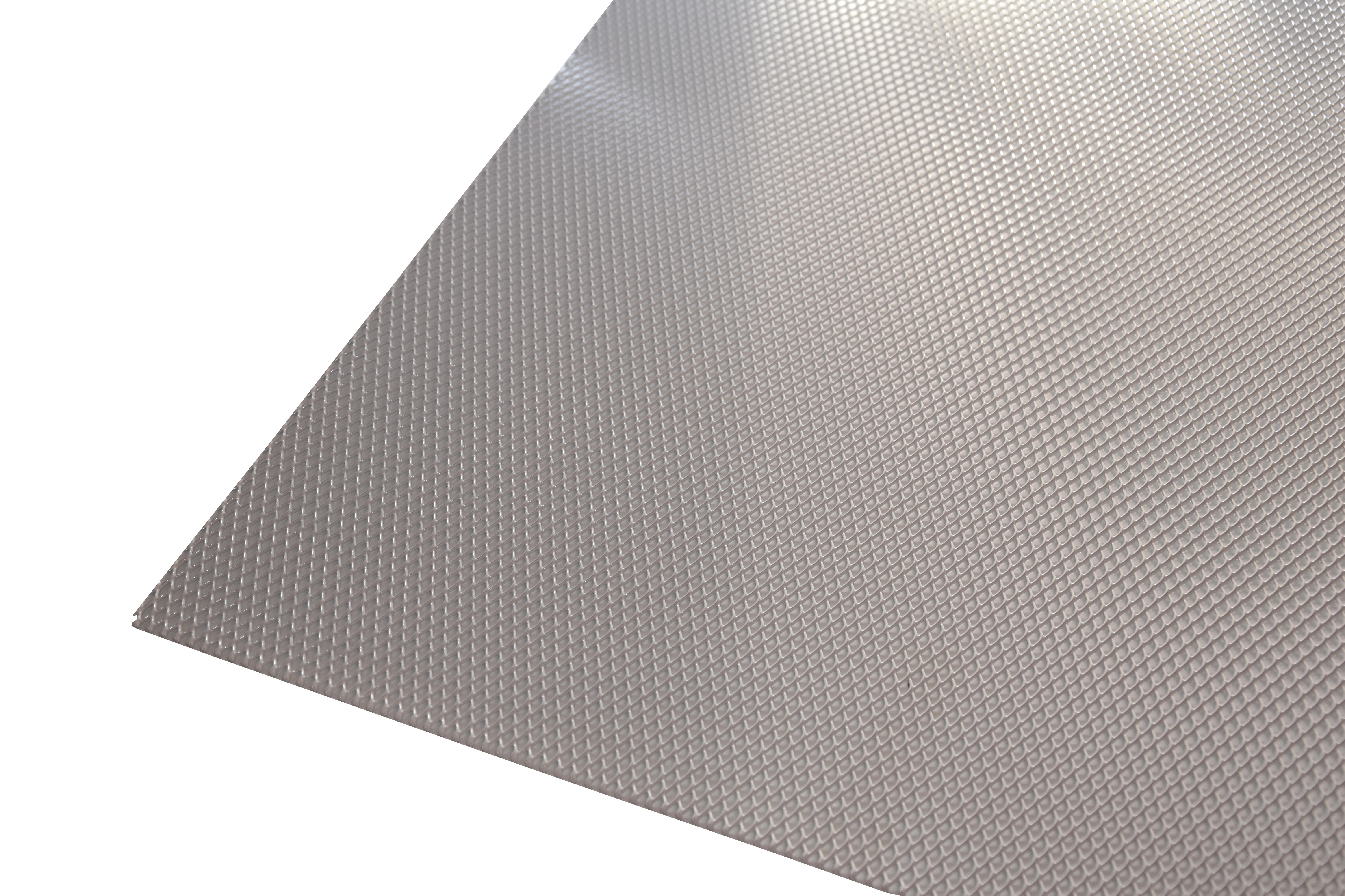 Tôle aluminium perforé peint blanc L.1000 x l.600 mm, Ep.1.6 mm | Leroy ...