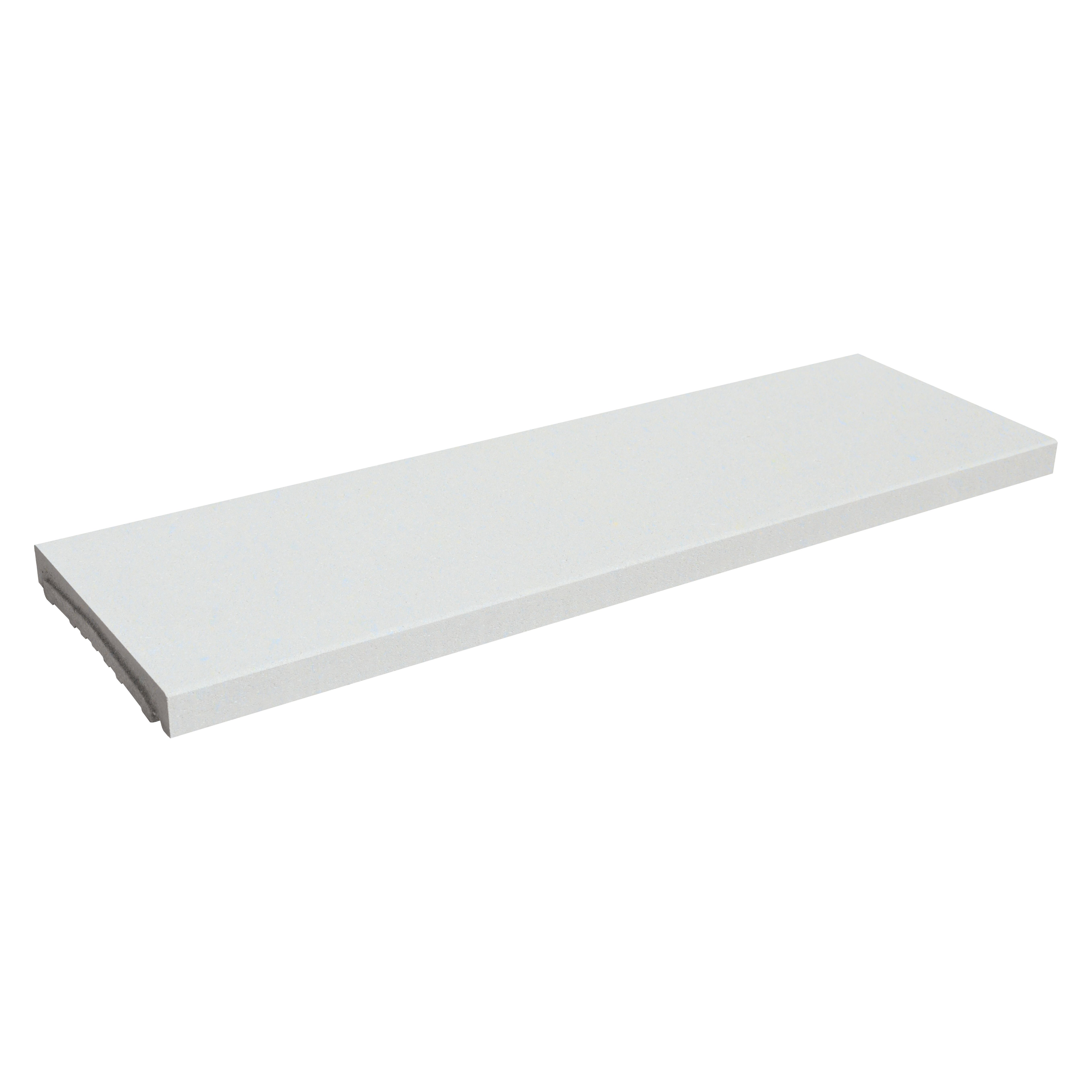 Couvre mur plat optipose 99x25x4cm blanc | Leroy Merlin