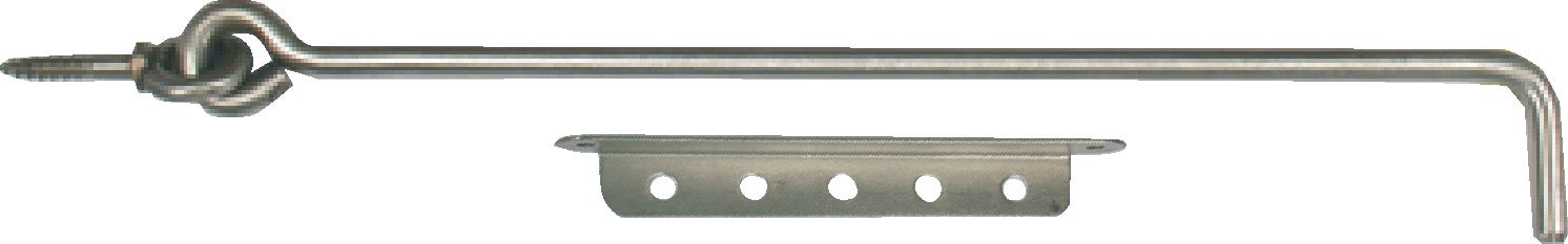 Crochet crémaillère de volet battant en inox 316, Diam.8 x L.300 mm ...