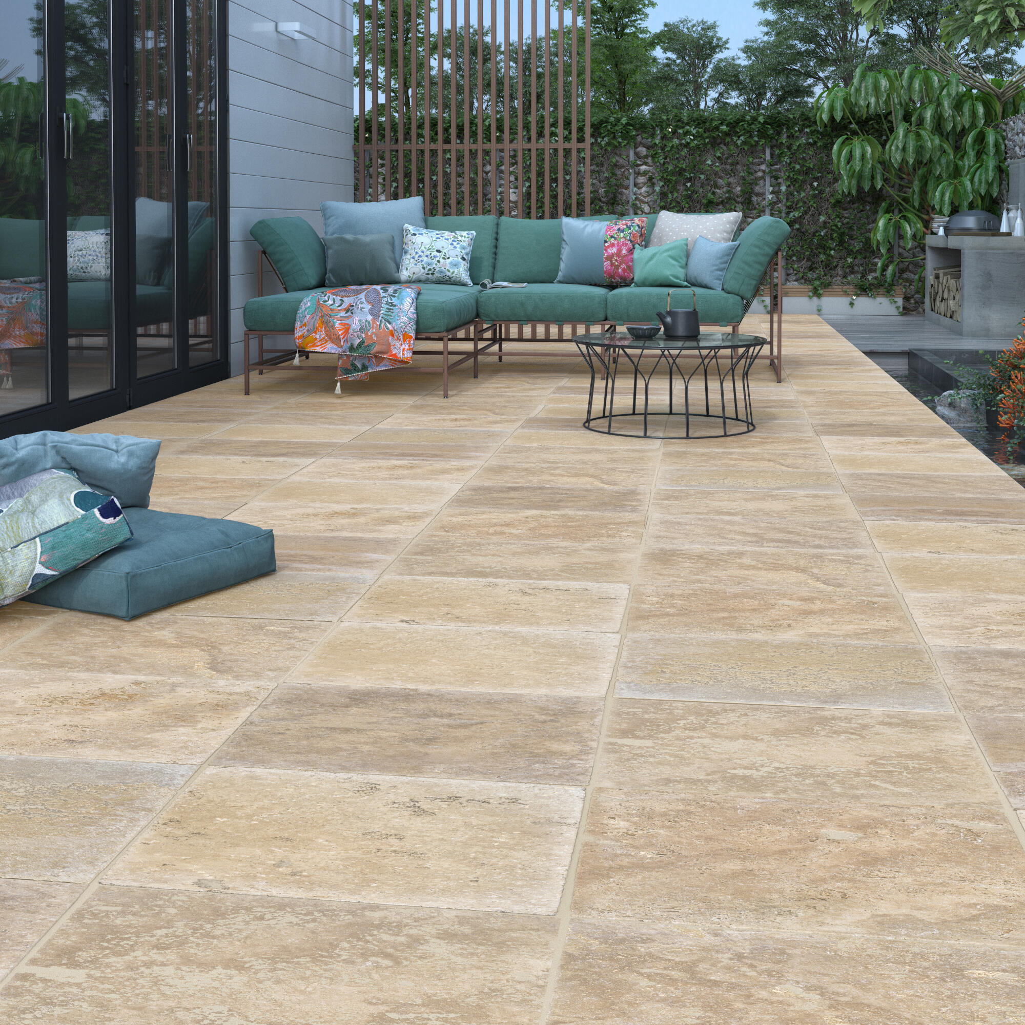 Travertin extérieur | Leroy Merlin