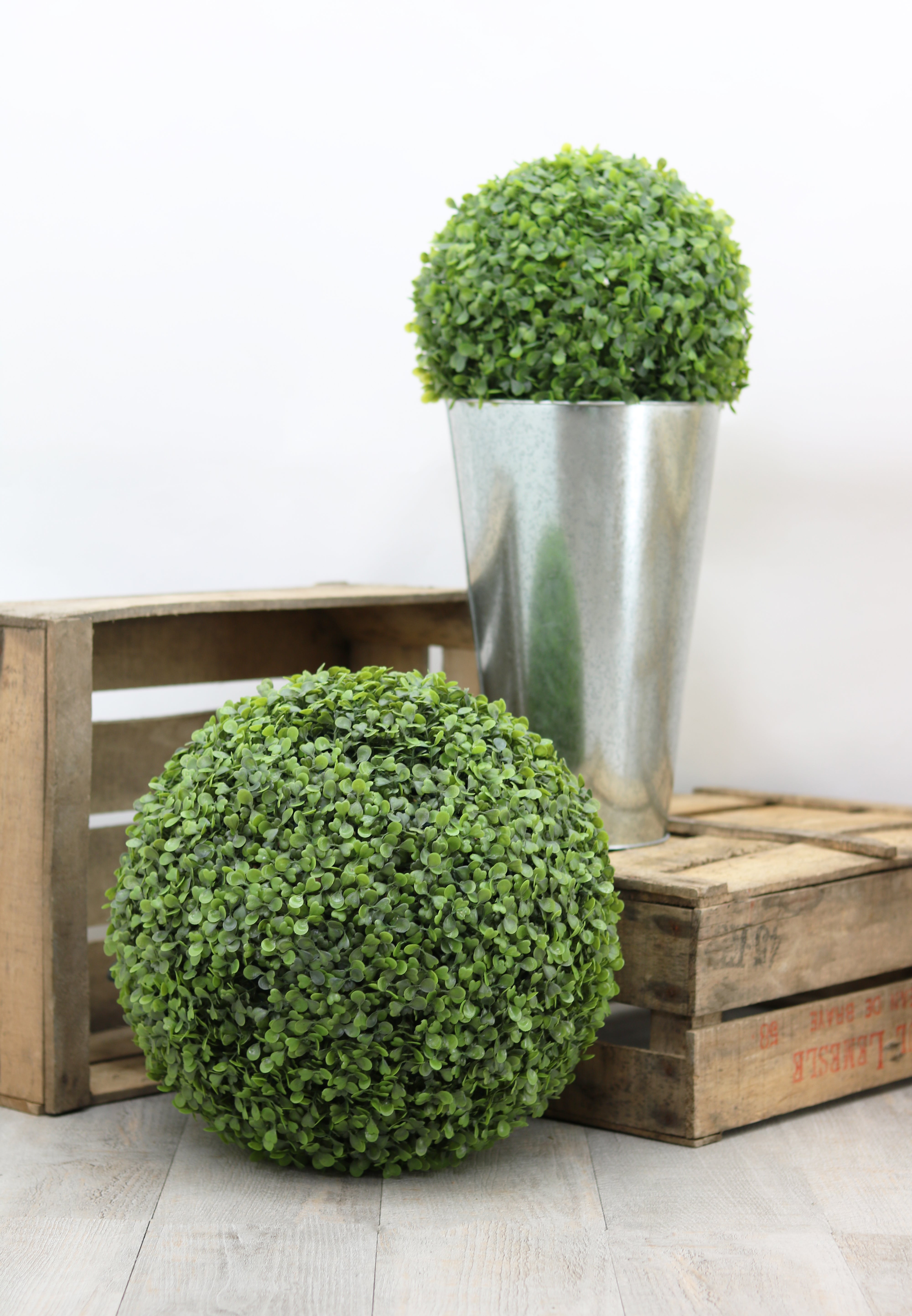 Boule de buis artificielle Diam.40 cm, Ligne Déco | Leroy Merlin