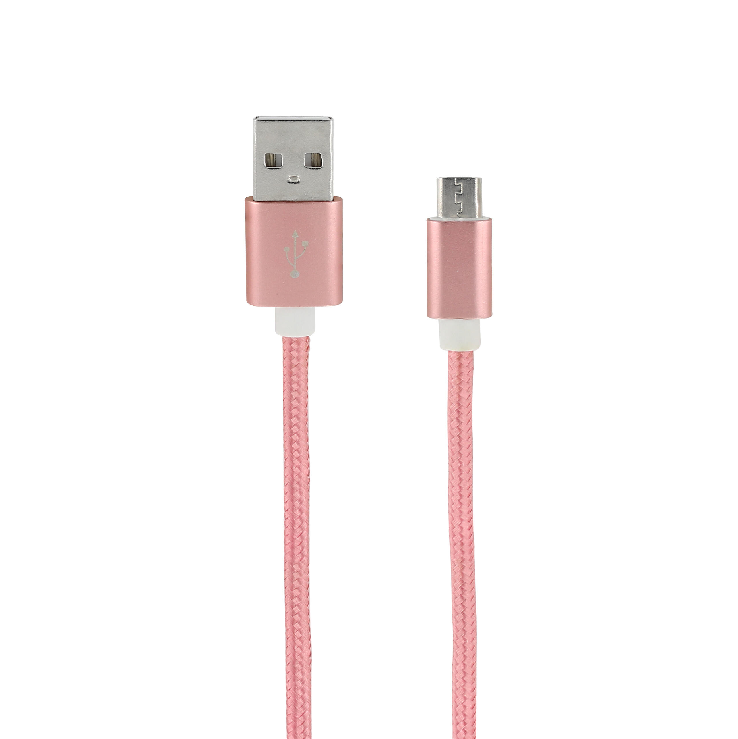 Câble micro usb Rose mâle / mâle, 1 m METRONIC | Leroy Merlin