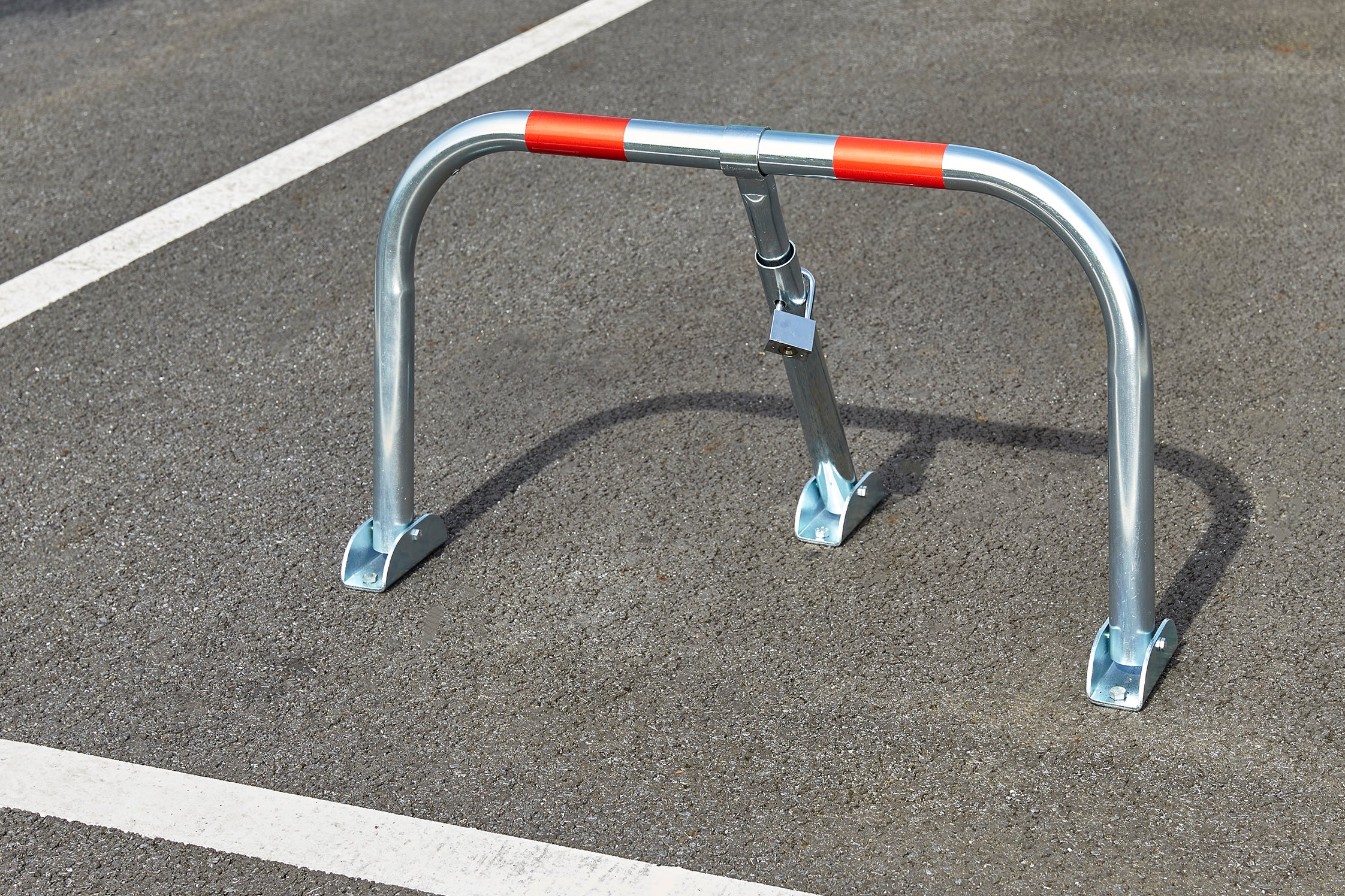 Barrière de parking MOTTEZ, gris H. 40 cm x larg. 75,5 cm x Prof. 36 cm ...