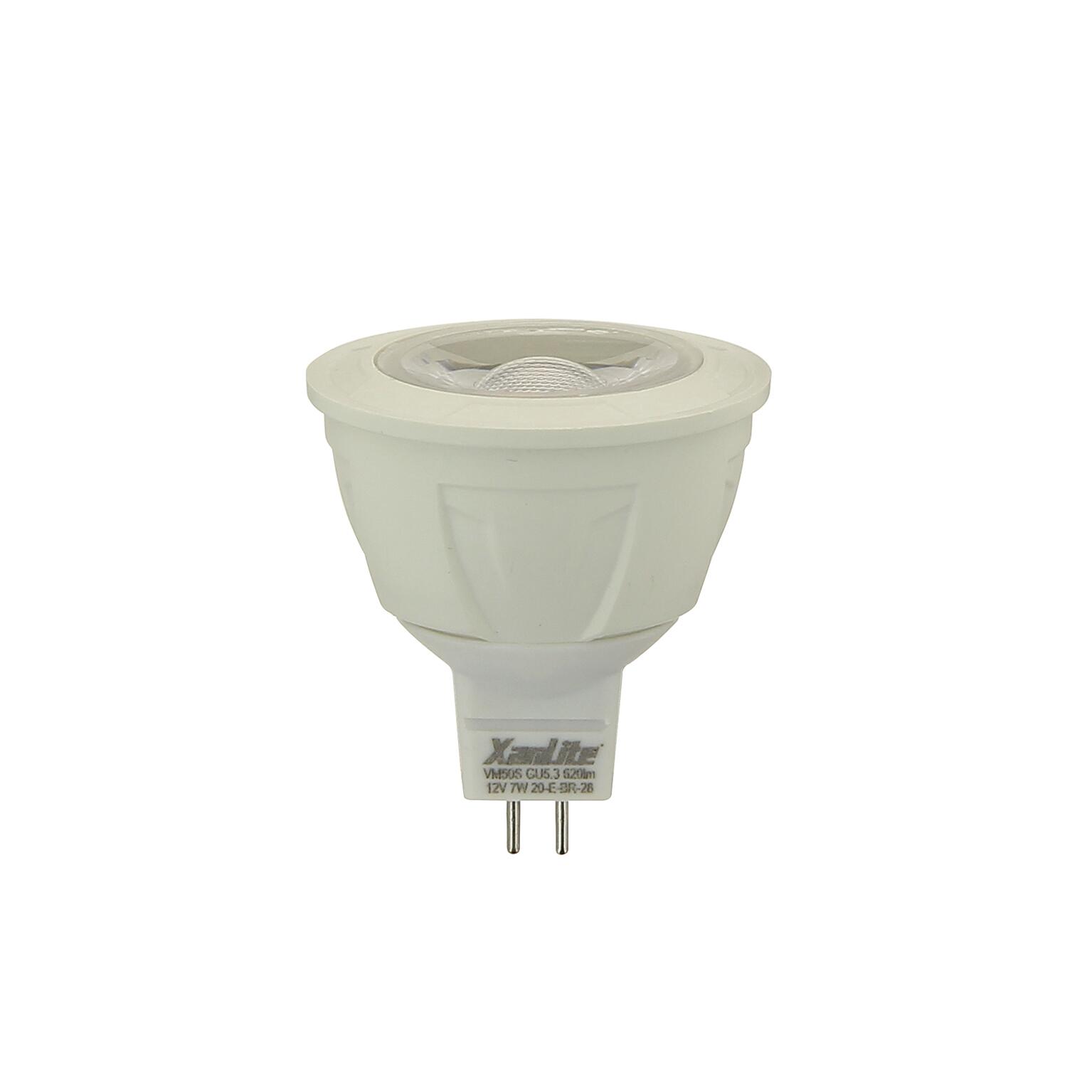 Ampoule led GU5.3, 620Lm = 50W, blanc chaud, XANLITE | Leroy Merlin