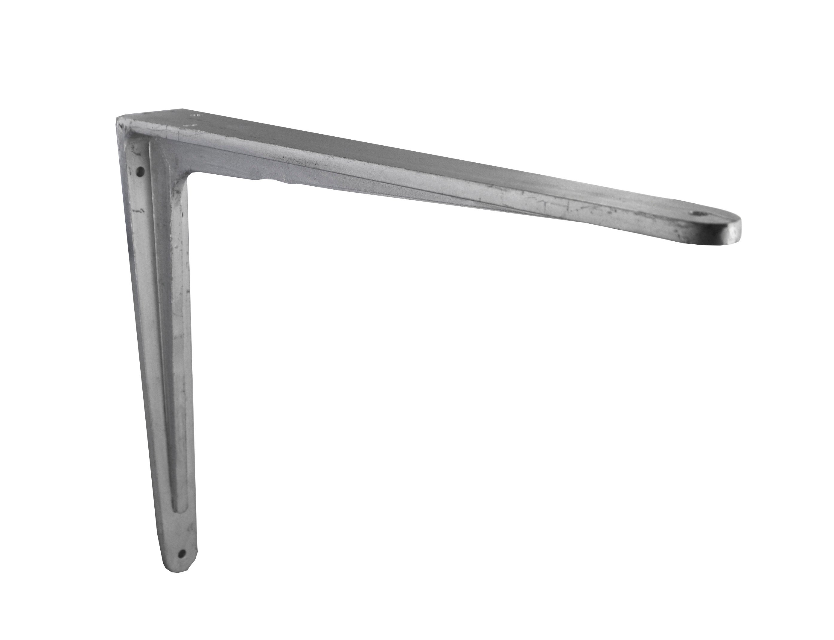 Equerre aluminium gris, H.3.7 x P.25 cm | Leroy Merlin