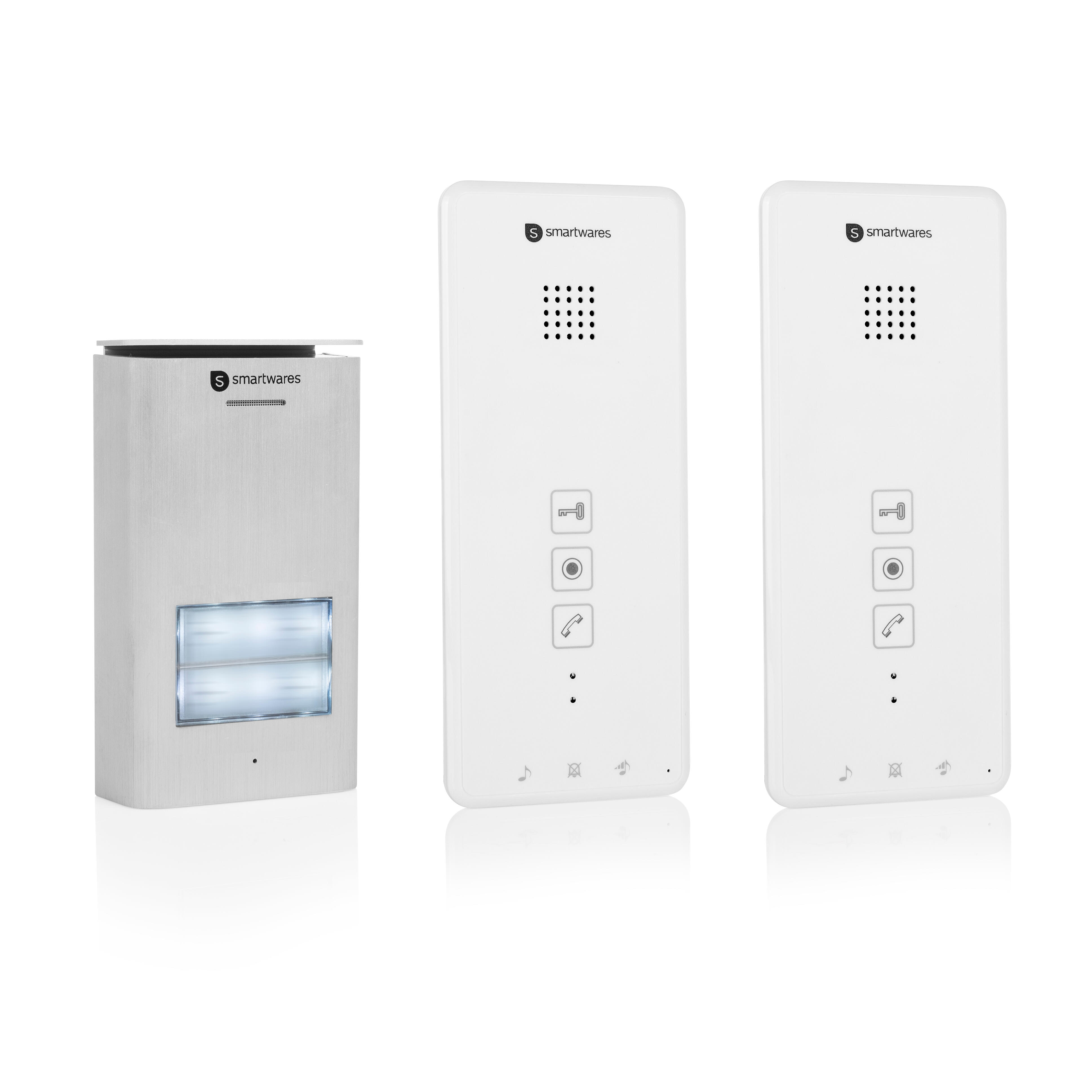 Interphone Audio pour 2 appartements 2-fils dic-21122, SMARTWARES ...