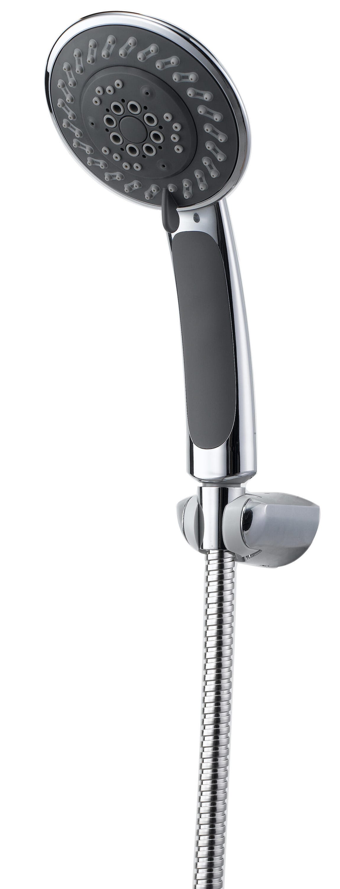 Pommeau De Douche 4 Jets Flexible Et Support Sensea Docce Leroy Merlin