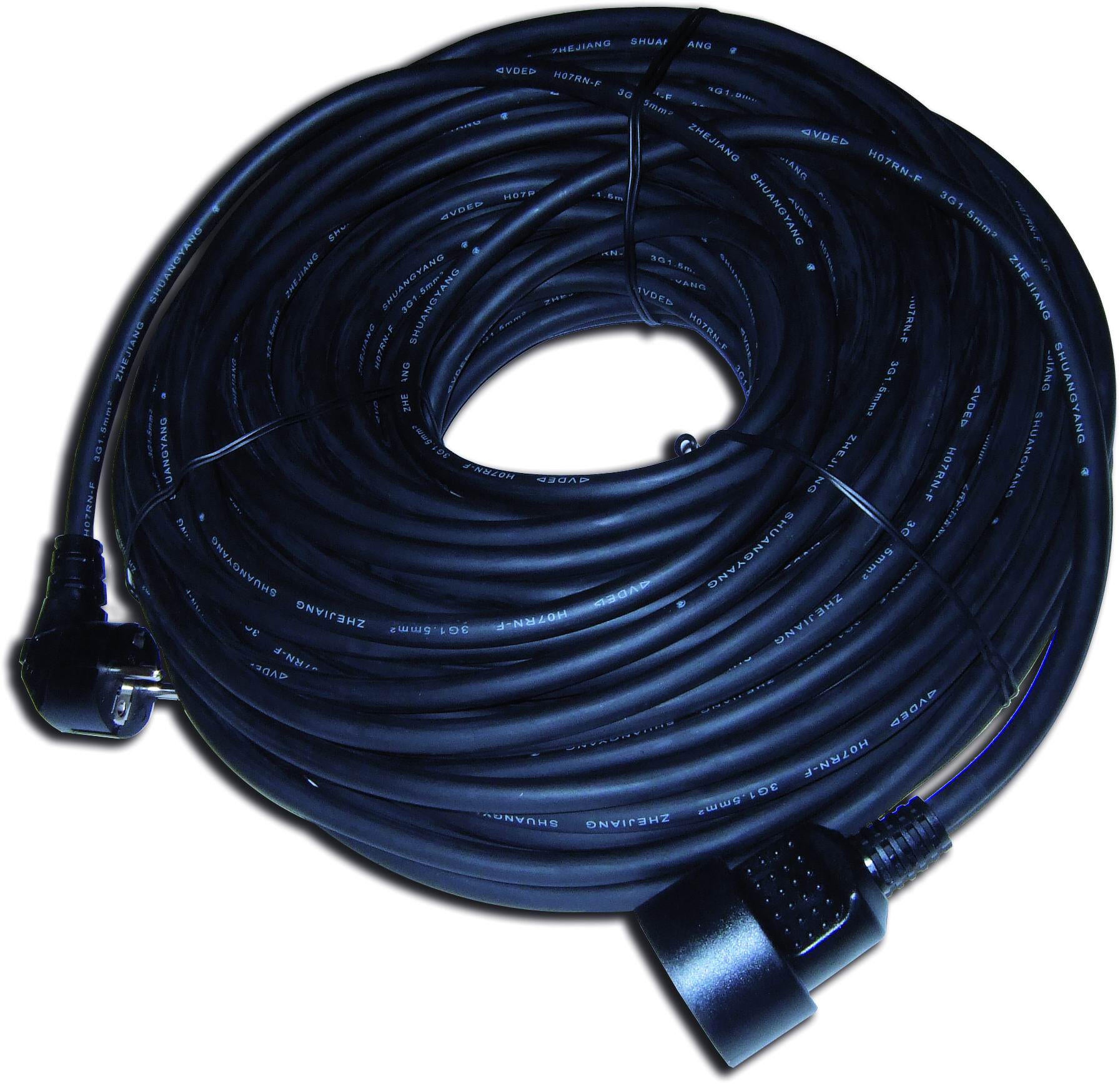 Rallonge électrique de chantier, 1 prise de 16 A L.40 m ELECTRALINE ...