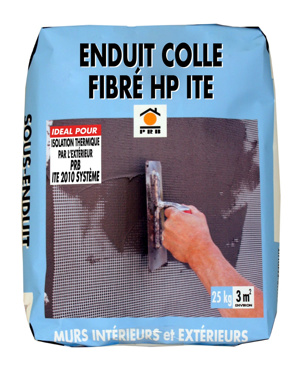 Enduit colle fibré pour iso. thermique par l'ext, haute performance ...