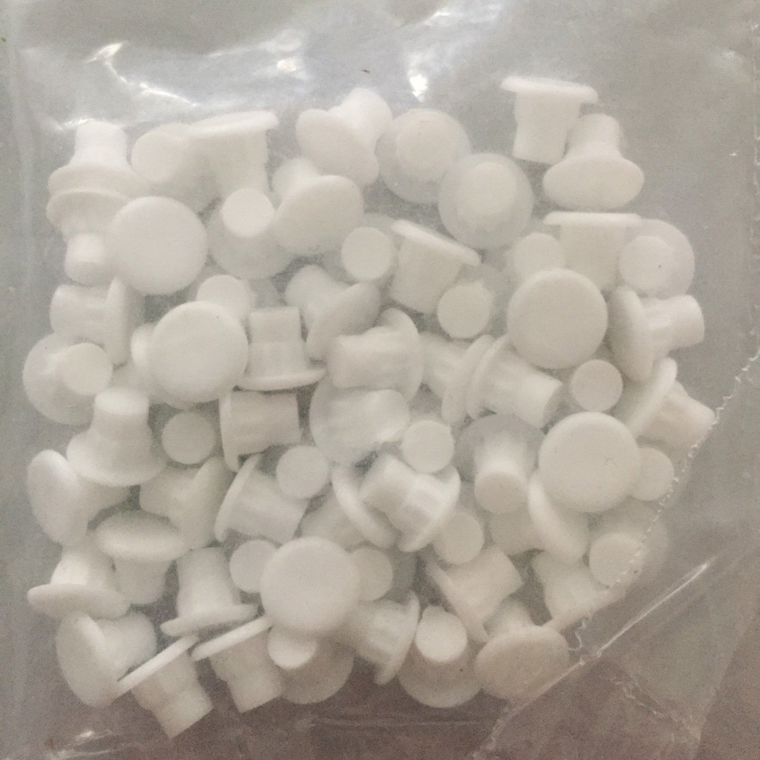 Lot de 65 cache-trous SPACEO blanc | Leroy Merlin