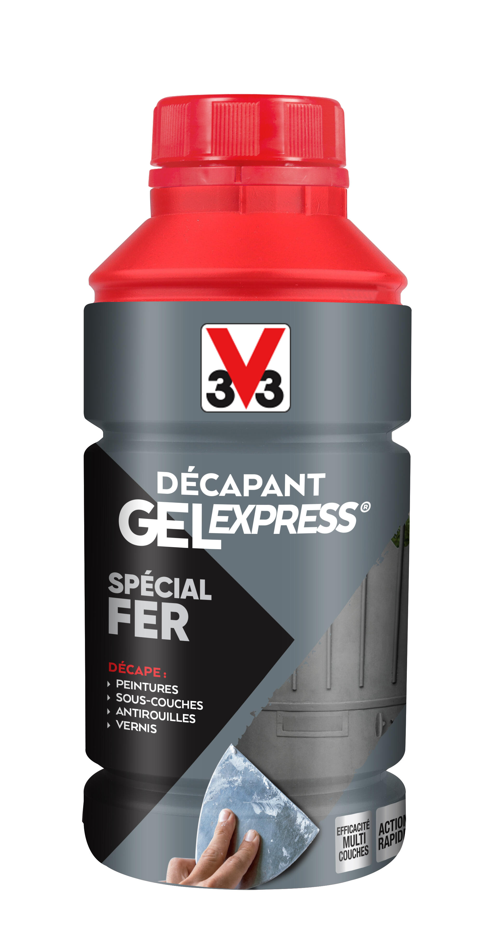 Décapant fer V33 Gel express 0.5 l | Leroy Merlin
