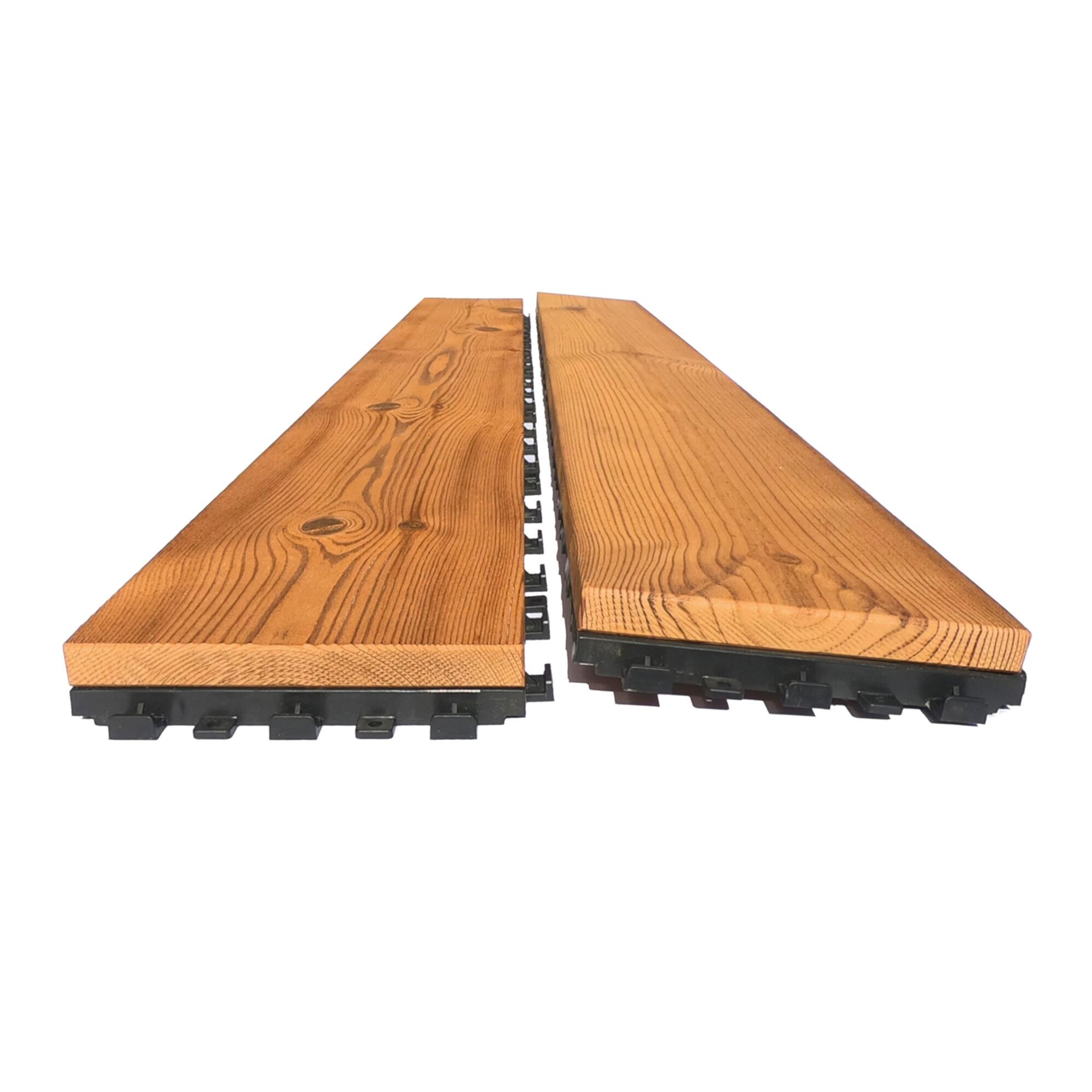 Listone incastro in legno Thermowood pino L 120 x L 15 cm x Sp. 25 mm ...